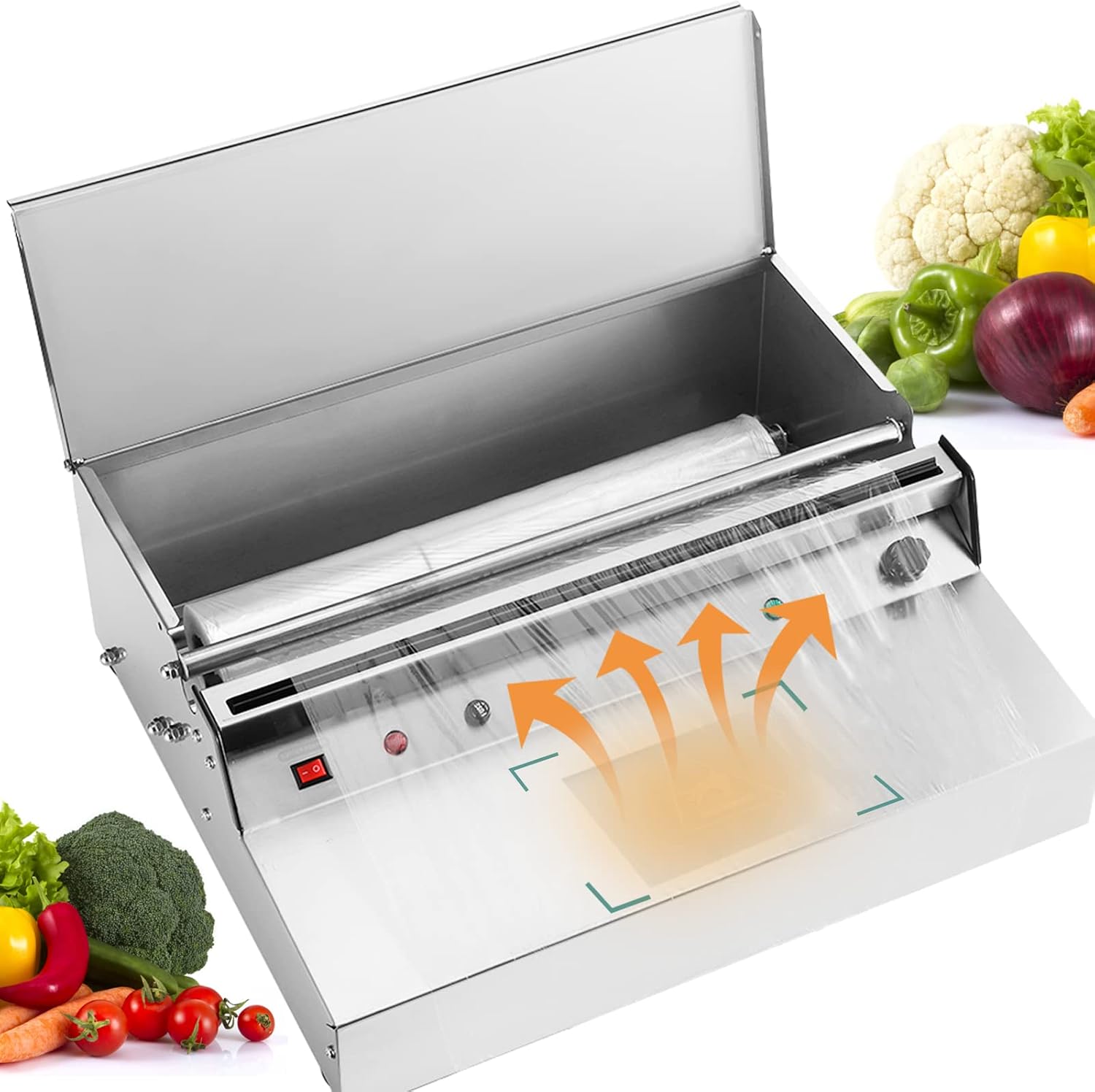Amazon.com: Spolehli Film Wrapper with Builtin Heating Plate, 18” Food ...