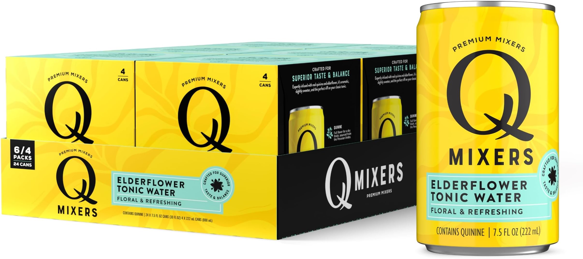 Amazon.com : Q Mixers Hibiscus Ginger Beer, Premium Cocktail Mixer Made ...