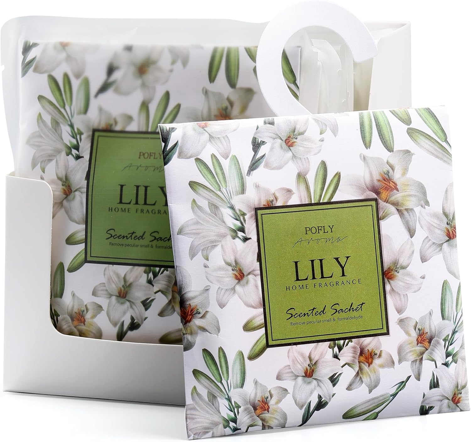 Amazon.com: Pofly 12 Pack Lily Scented Sachets, Long-Lasting Fresh ...