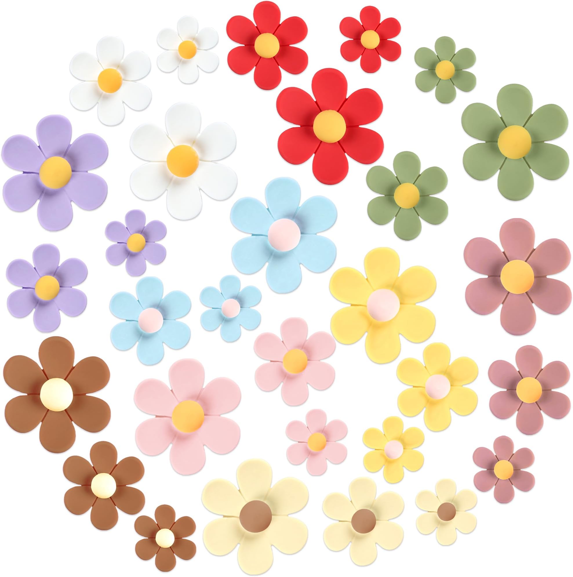 Amazon.com: Kanayu 26 Pieces Flower Fridge Magnets and Monstera Plant ...