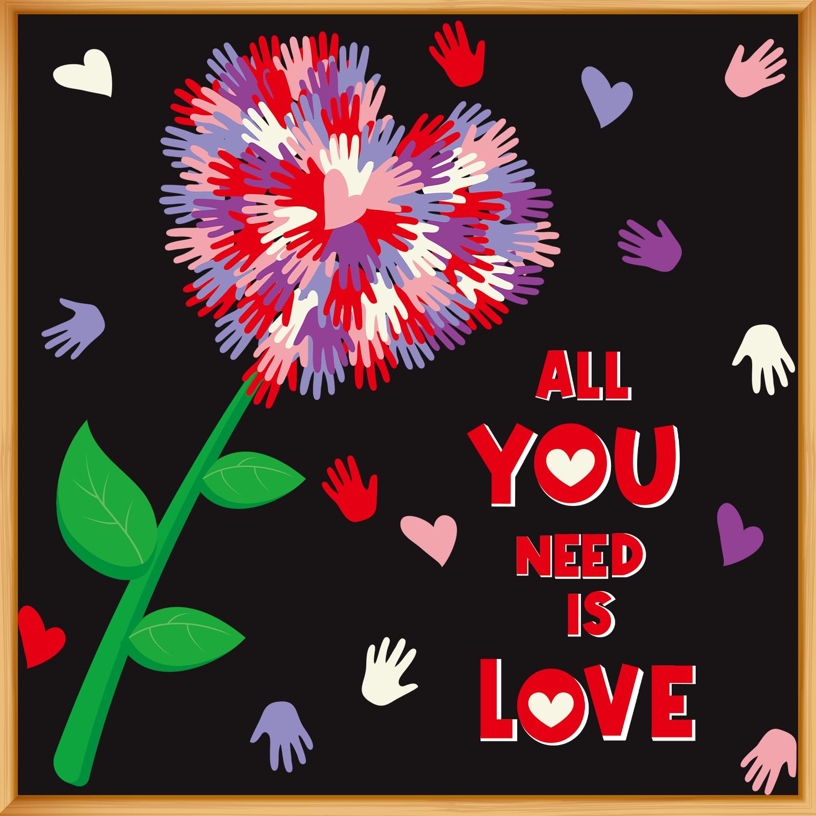 Amazon.com : gisgfim 115PCS Valentine's Day Classroom Bulletin Board ...