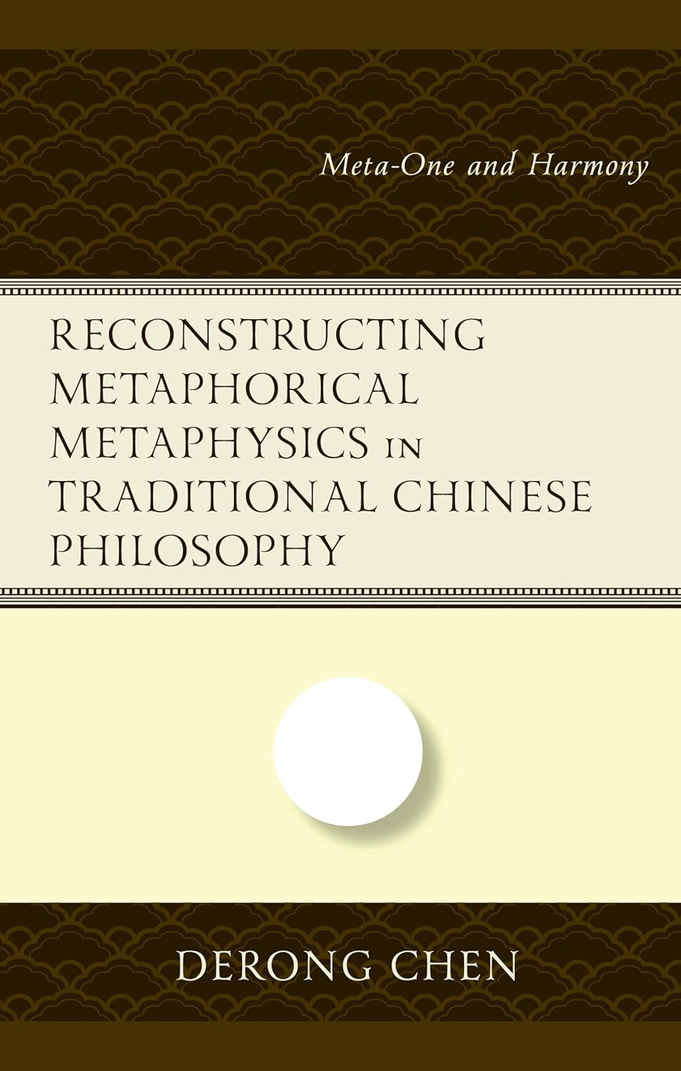 Reconstructing Metaphorical Metaphysics in Traditional Chinese ...