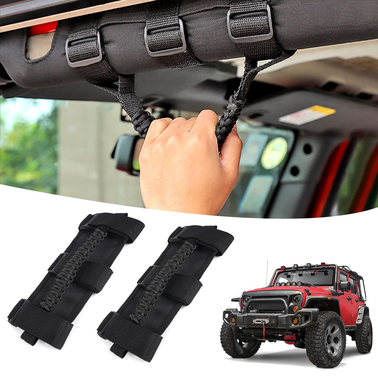Jeep Wrangler Grab Handles