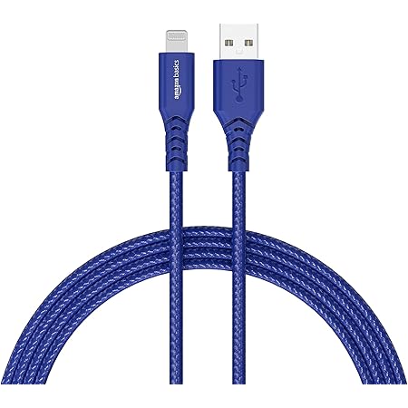 AmazonBasics USB C to Lightning Aluminum with Nylon Braided MFi ...