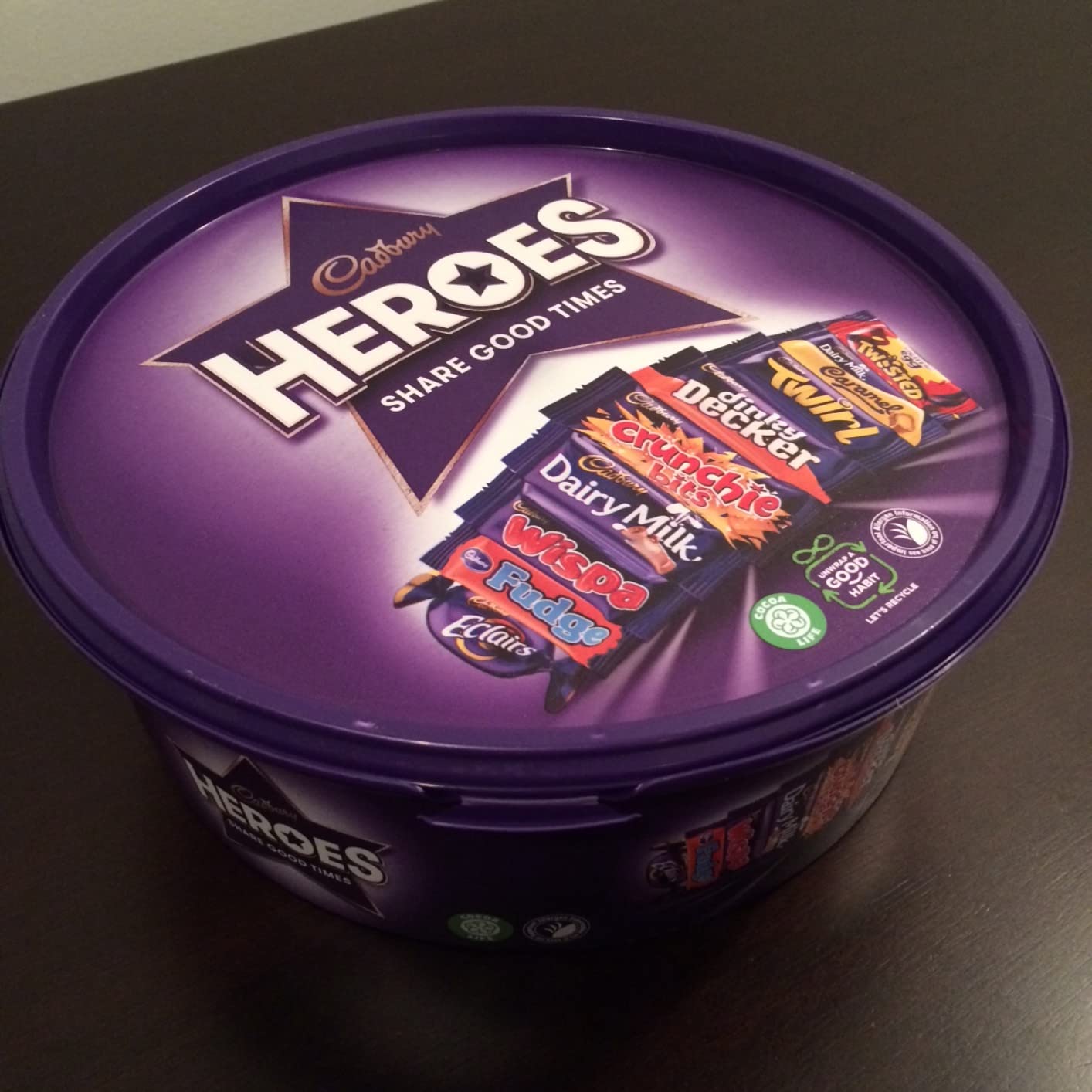 Cadbury Heroes Chocolate Tub 600g : Amazon.ca: Grocery & Gourmet Food