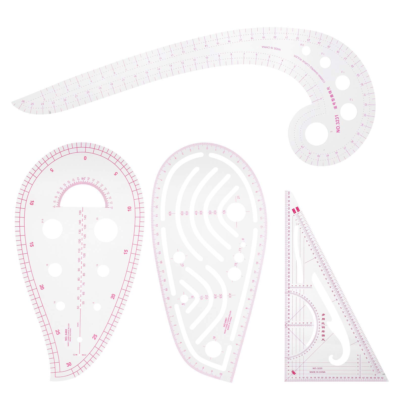 Buy Multi‑Function Curve Ruler, Lightweight Practical High Accuracy ...