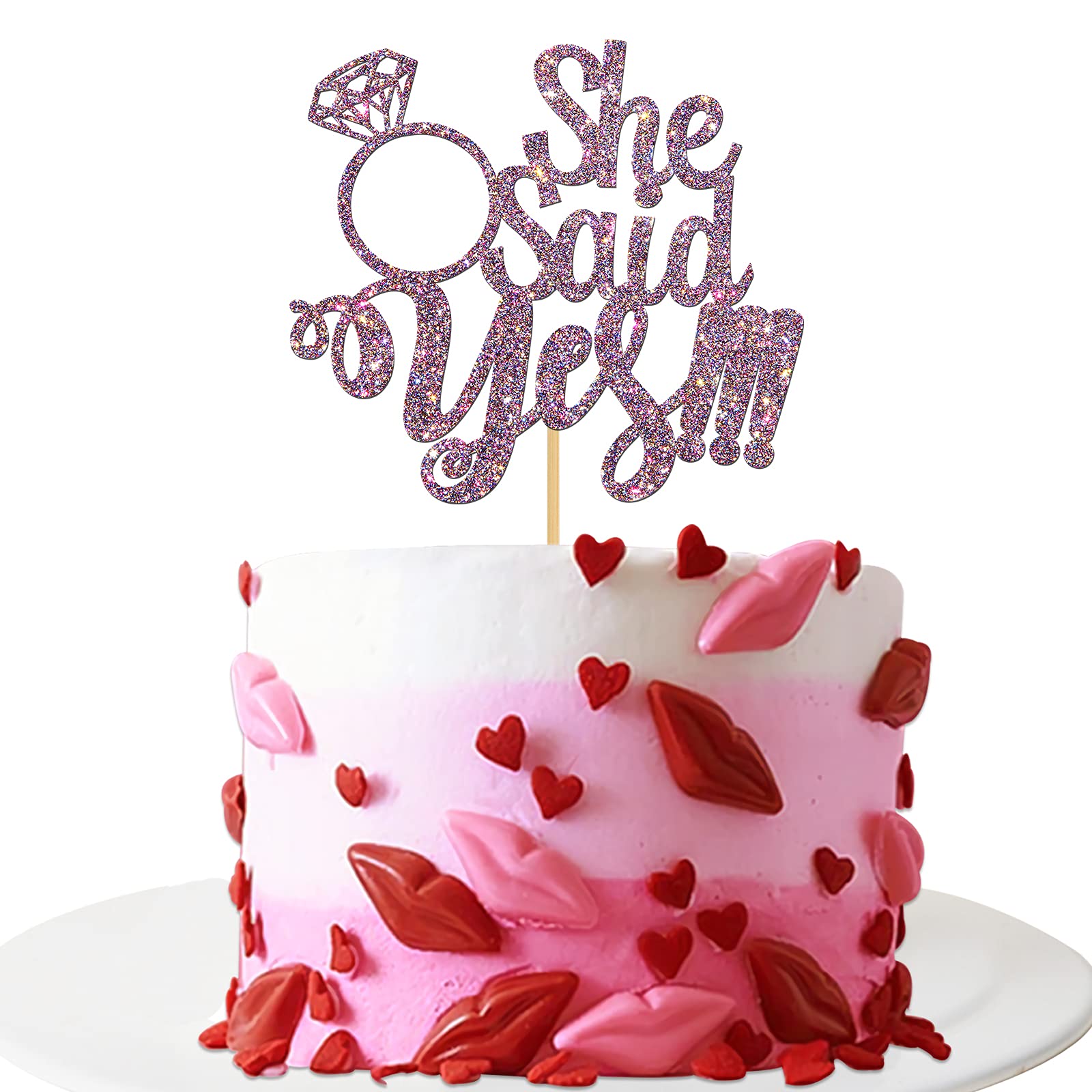 Purple Bachelorette Cake