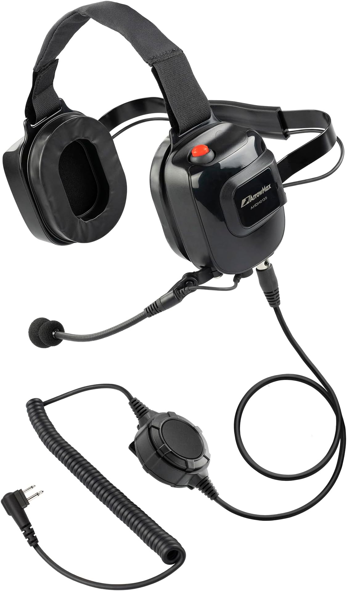 Amazon.com: Arrowmax AHDH0135-BK-M1 Noise Behind The Head Cancelling ...