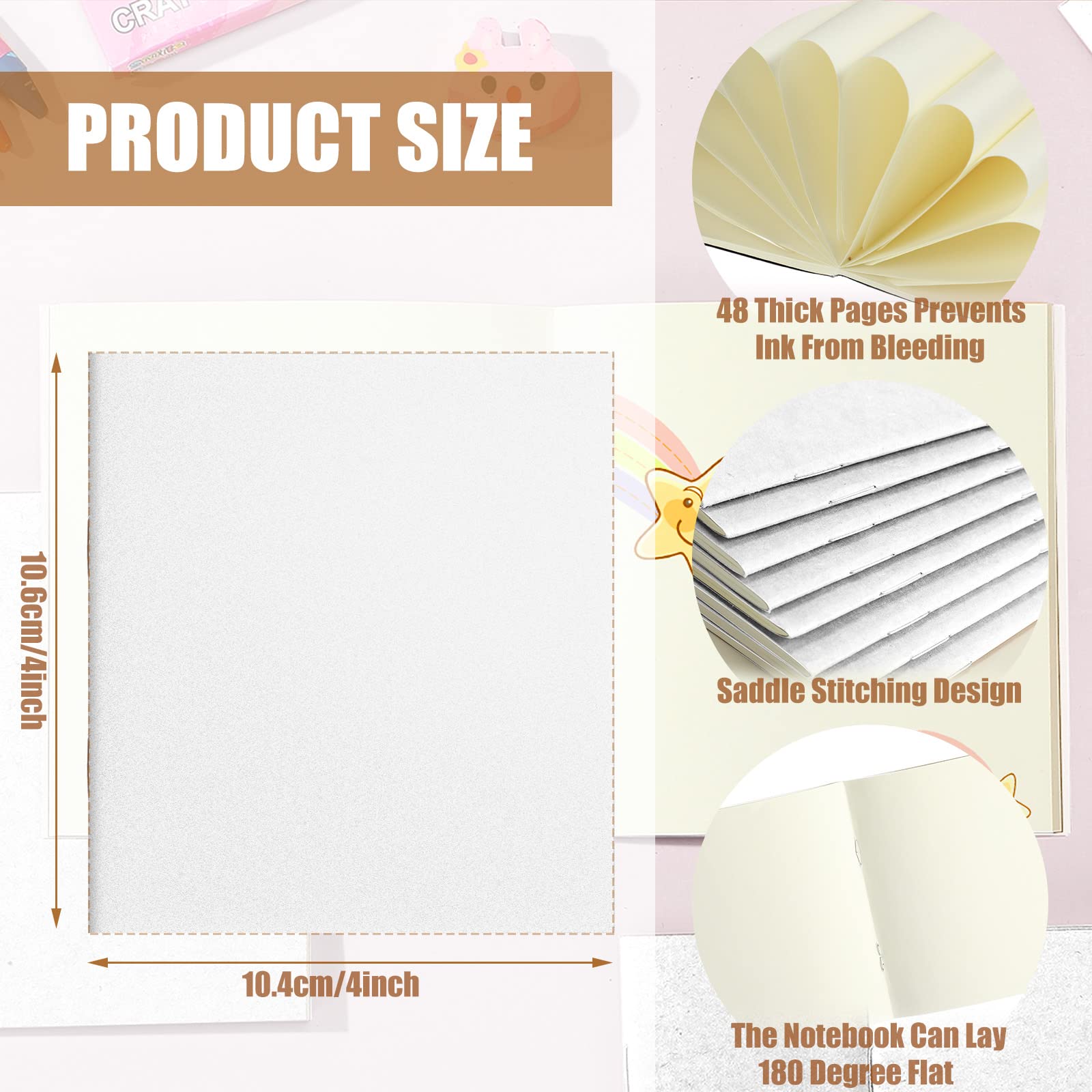 Thenshop 150 Pcs Mini Notebooks Bulk Small Notepad Kids Pocket Notepad ...