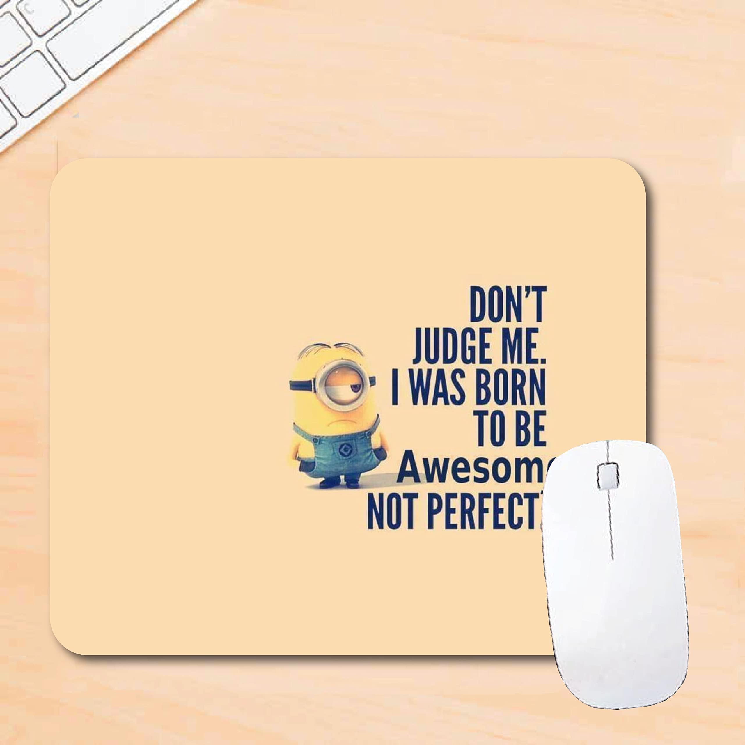 woopme® Quotes Cartoon Printed Design Anime Rubber Base Non Skid Mouse ...