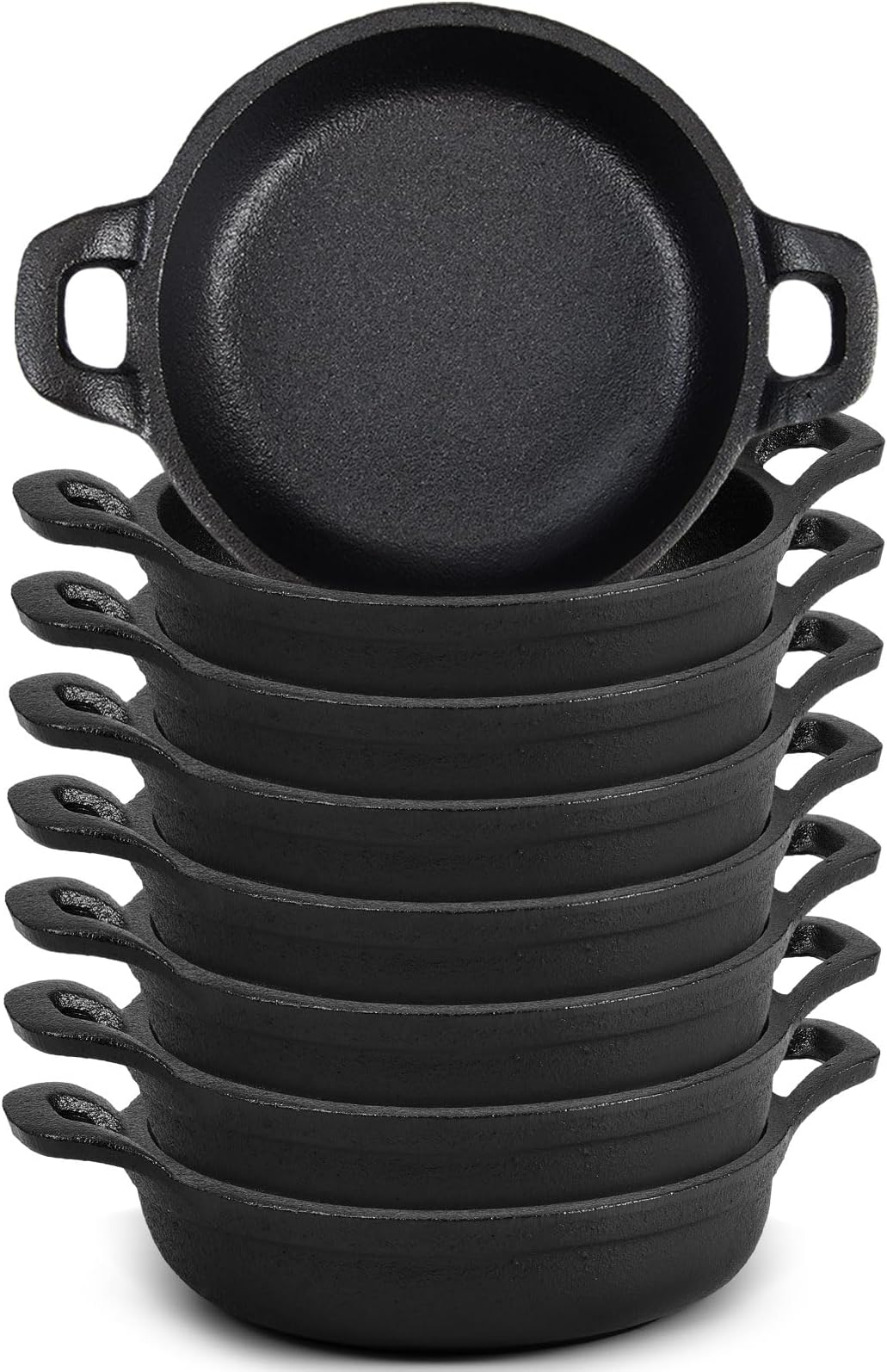 Amazon.com: Ziliny Mini Cast Iron Skillets 6.3 x 6.3 x 1.5 Inch Cast ...