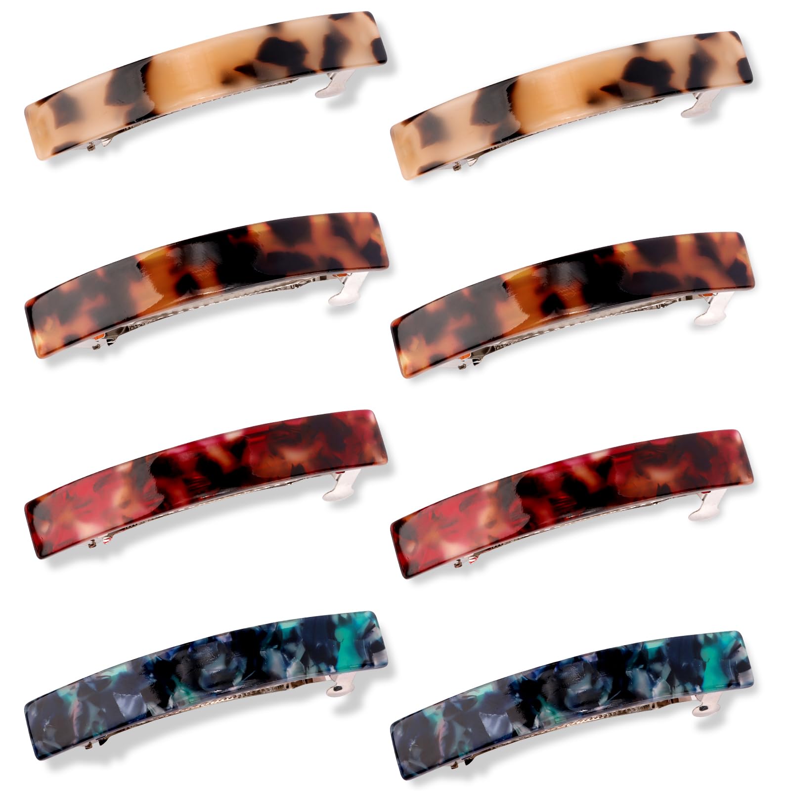 Amazon.com : Aprince Hair Barrettes for Women 8 Pcs Barrettes for Fine ...