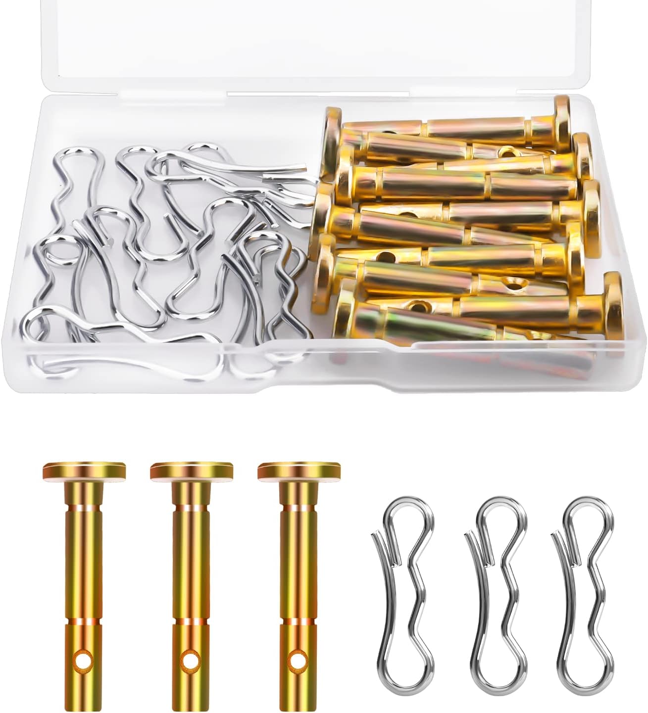 10pcs Shear Pins for Honda Snowblower and 10pcs Cotter Pins Replacement ...