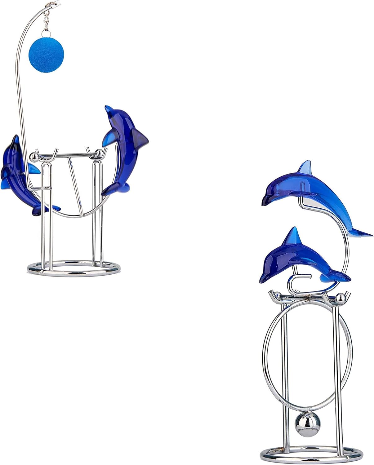 Amazon.com: Sunnytech Dolphins Kinetic Art Balancing Decompression Toy ...