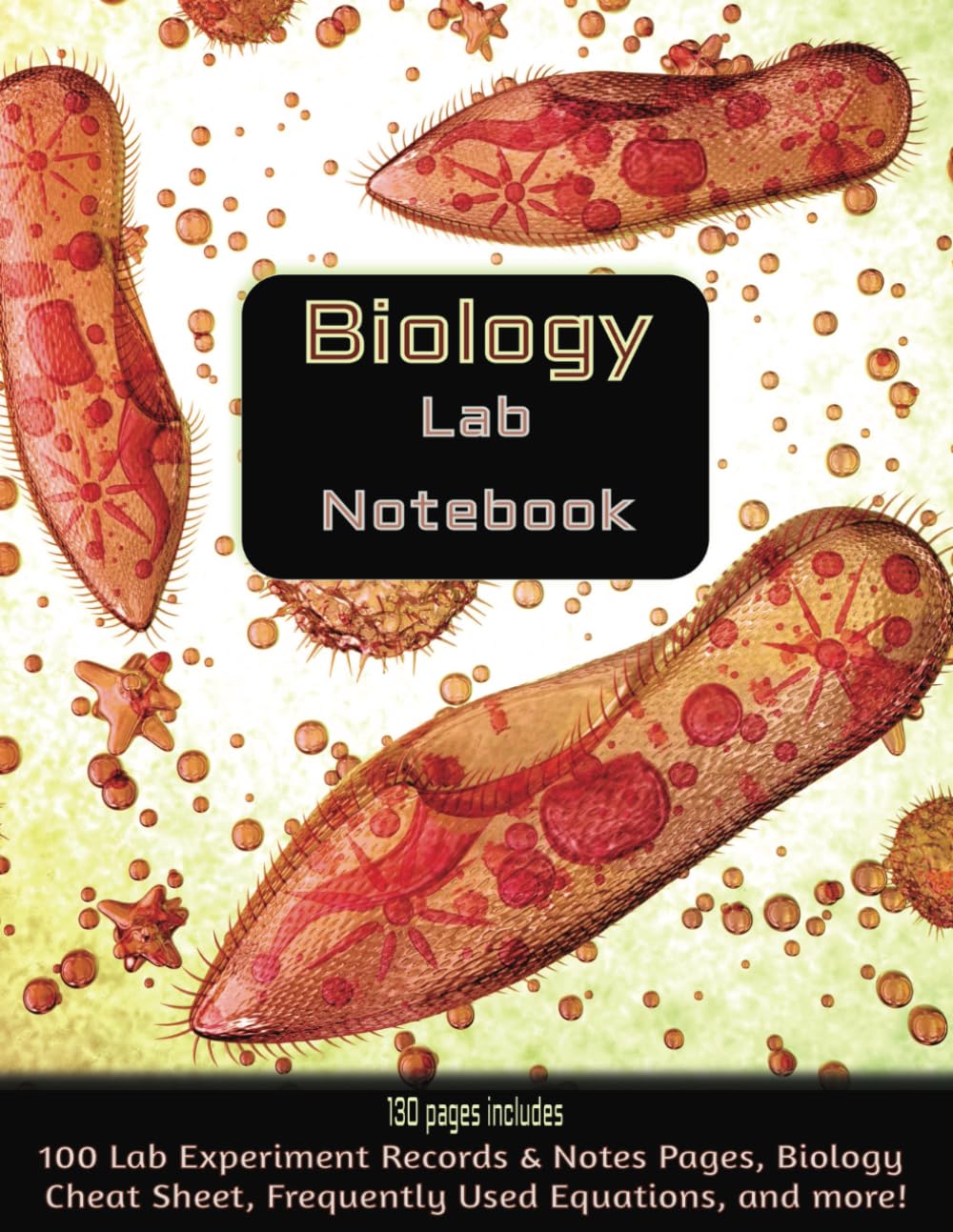 Biology Lab Notebook: for school laboratory experiments, and practice ...
