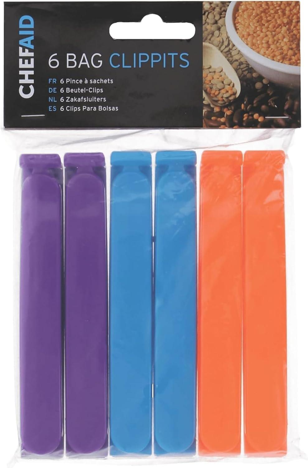 Amazon.com: Chef Aid 6-Piece Bag Clippet Set: Home & Kitchen