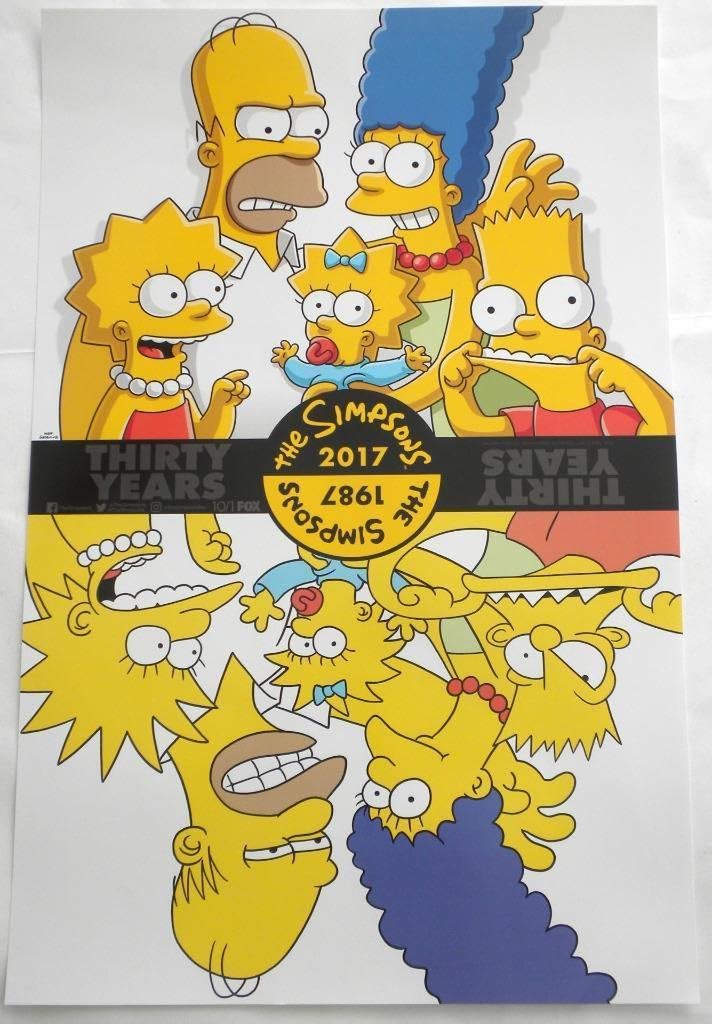 THE SIMPSONS 11"X17" Original Promo Movie Poster SDCC 2017 30th ...