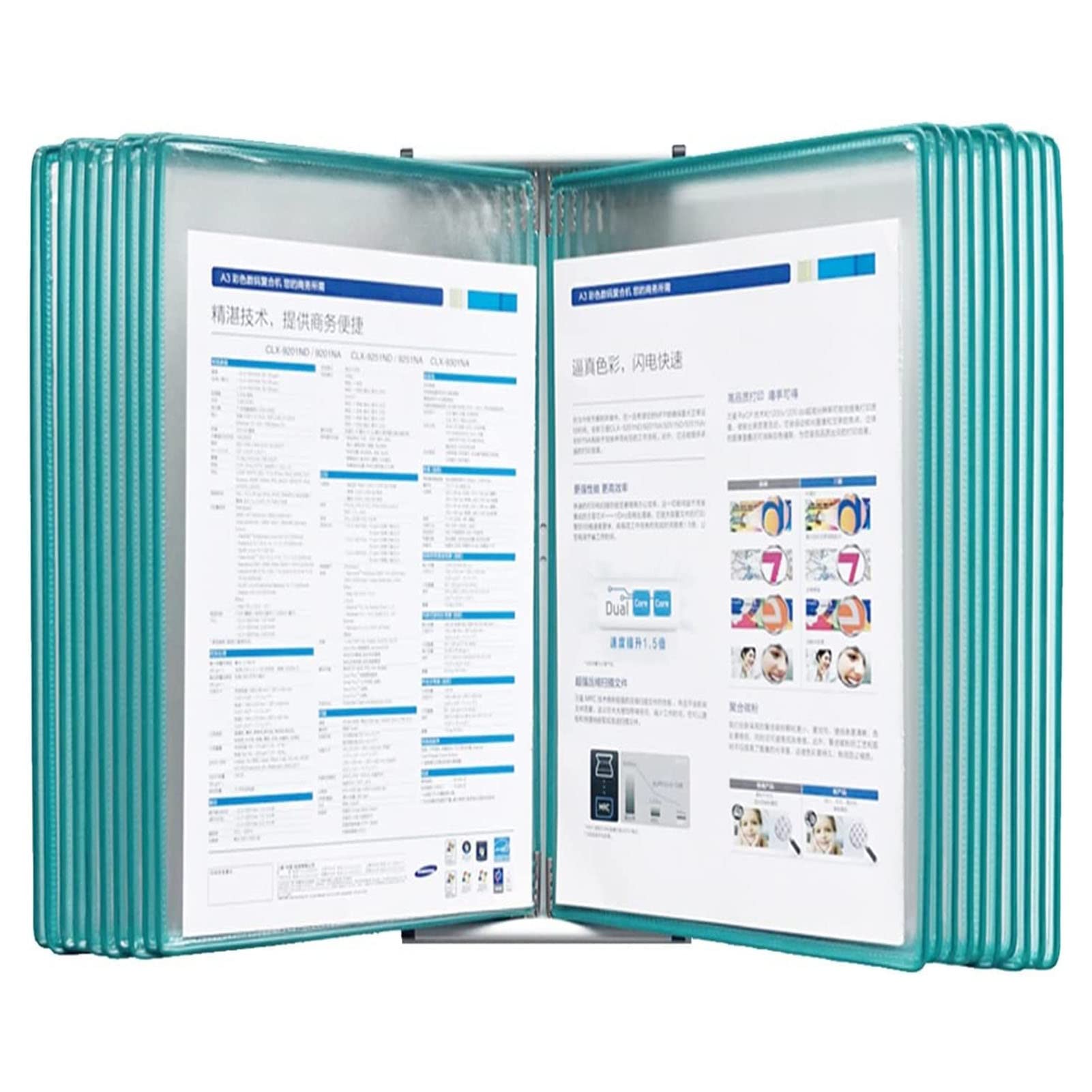 Amazon.com: Wall-Mounted Flip File Holder - Wall Reference Organizer ...