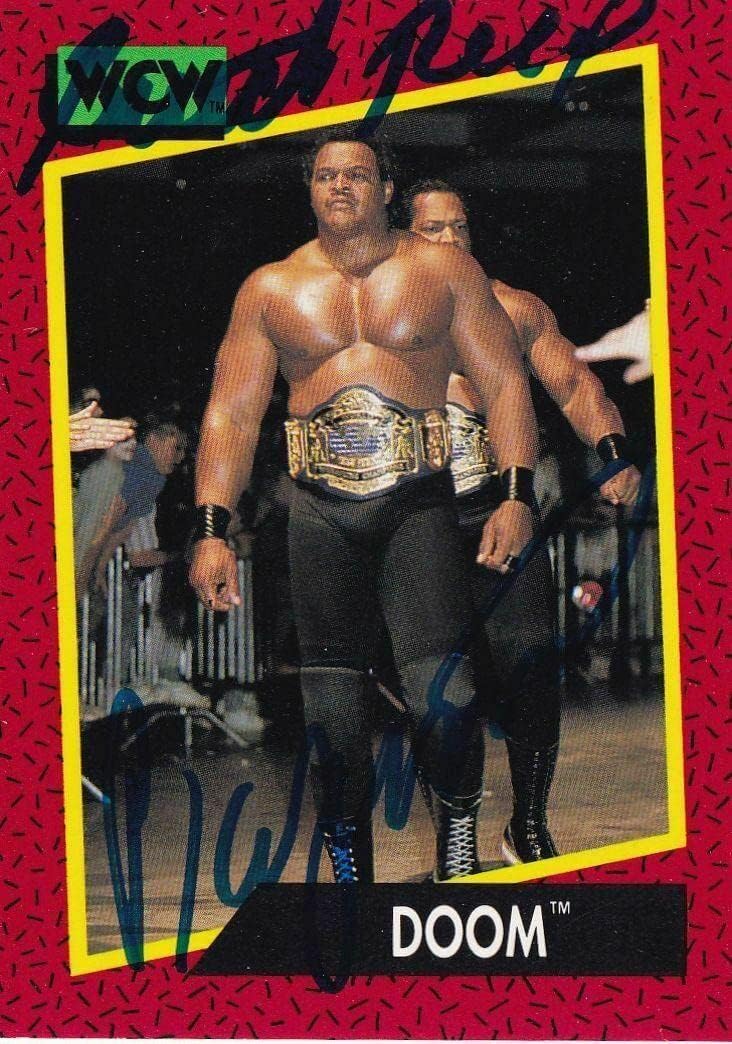 Ron Simmons & Butch Reed Signed 1991 Impel WCW Doom Card #139 WWE Team ...