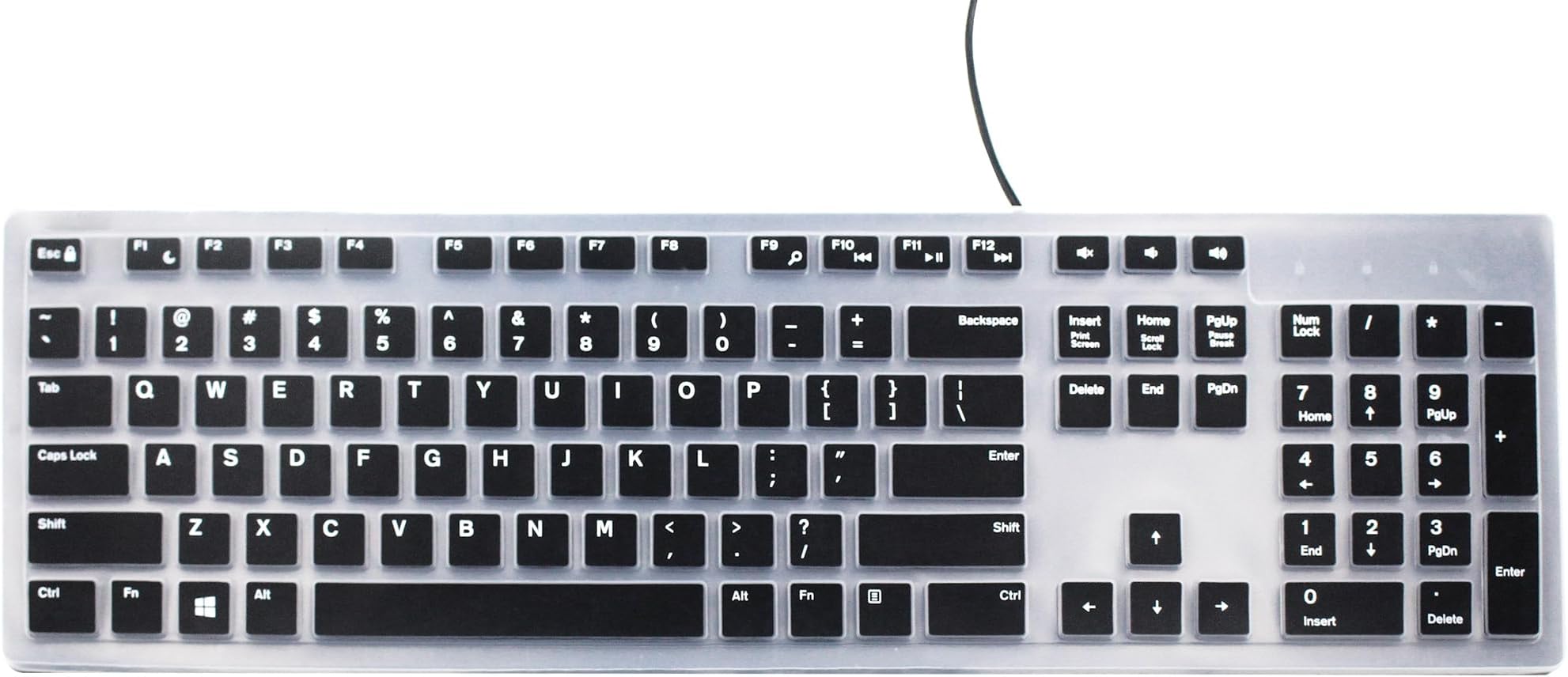Amazon.com: Keyboard Skin Compatible for Dell KM636 KB216 Keyboard ...