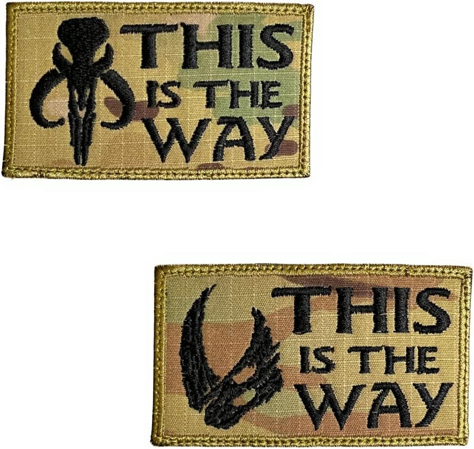 Amazon.com: This is The Way Mandalorian Mudhorn Patch - Funny Tactical ...