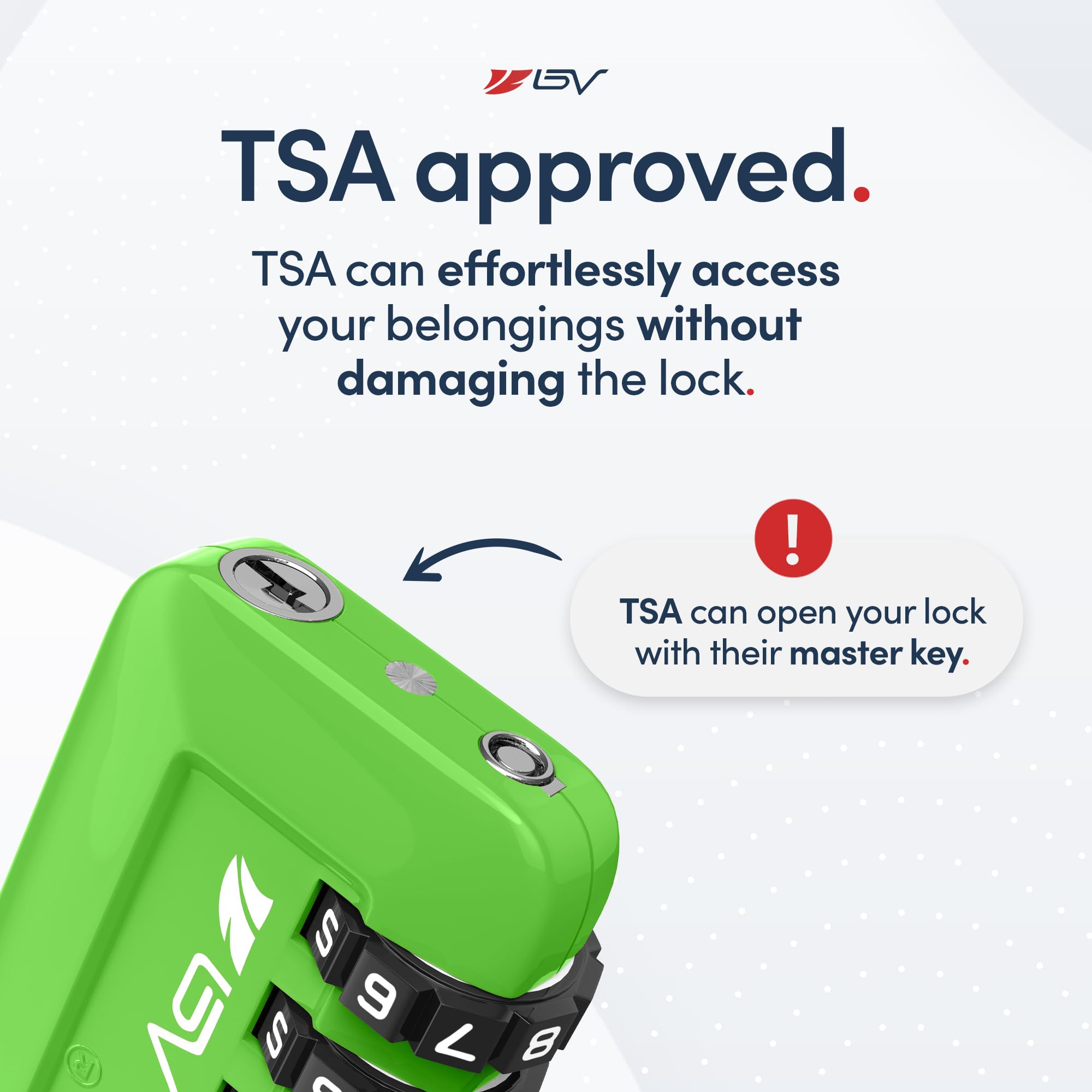 Snapklik.com : TSA Approved Luggage Travel Lock, Set-Your-Own ...