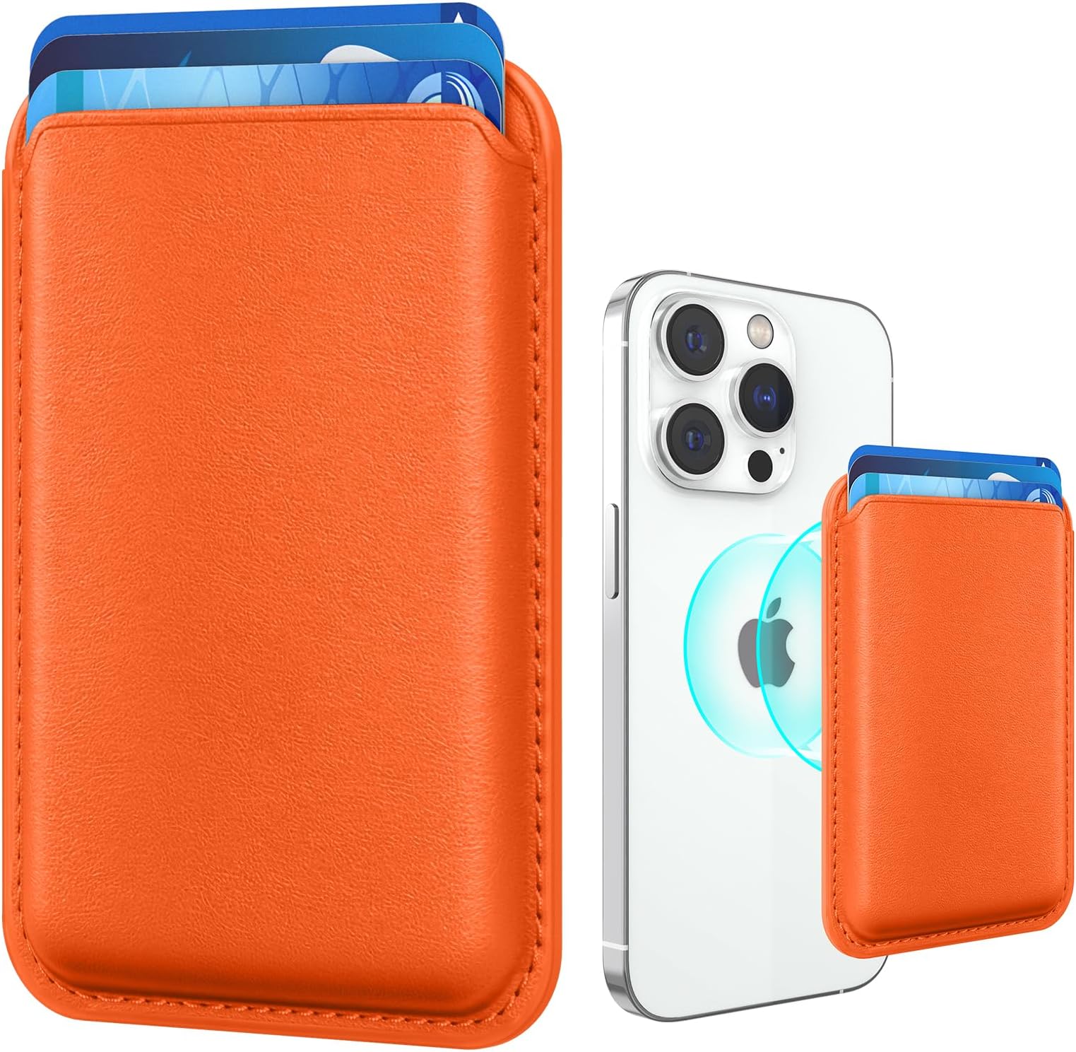 Amazon.com: Amzone Magsafe Cell Phone Card Holder for iPhone 15 Series ...