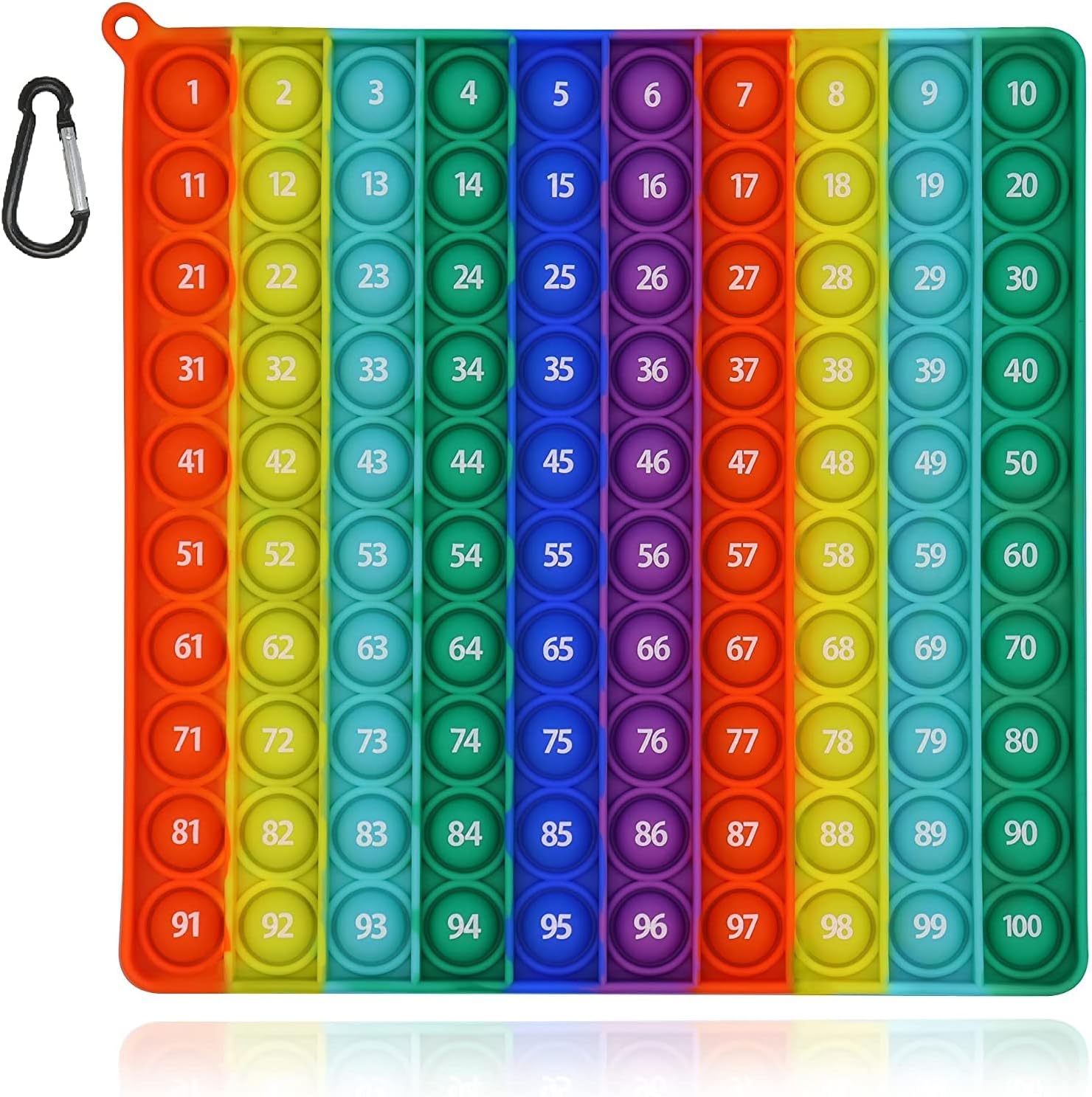 Buy Chigy Wooh Jumbo Pop It 100 Bubbles Pop It Biggest Pop It Big Pop ...