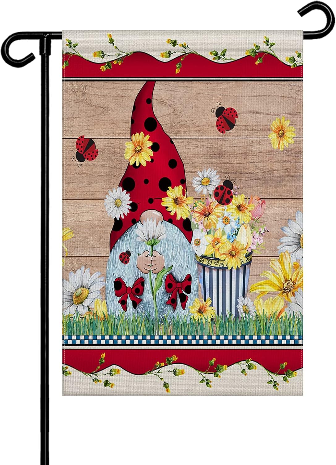 Amazon.com : Garden Flag, Double Sided Outdoor Flags 12x18 inch ...