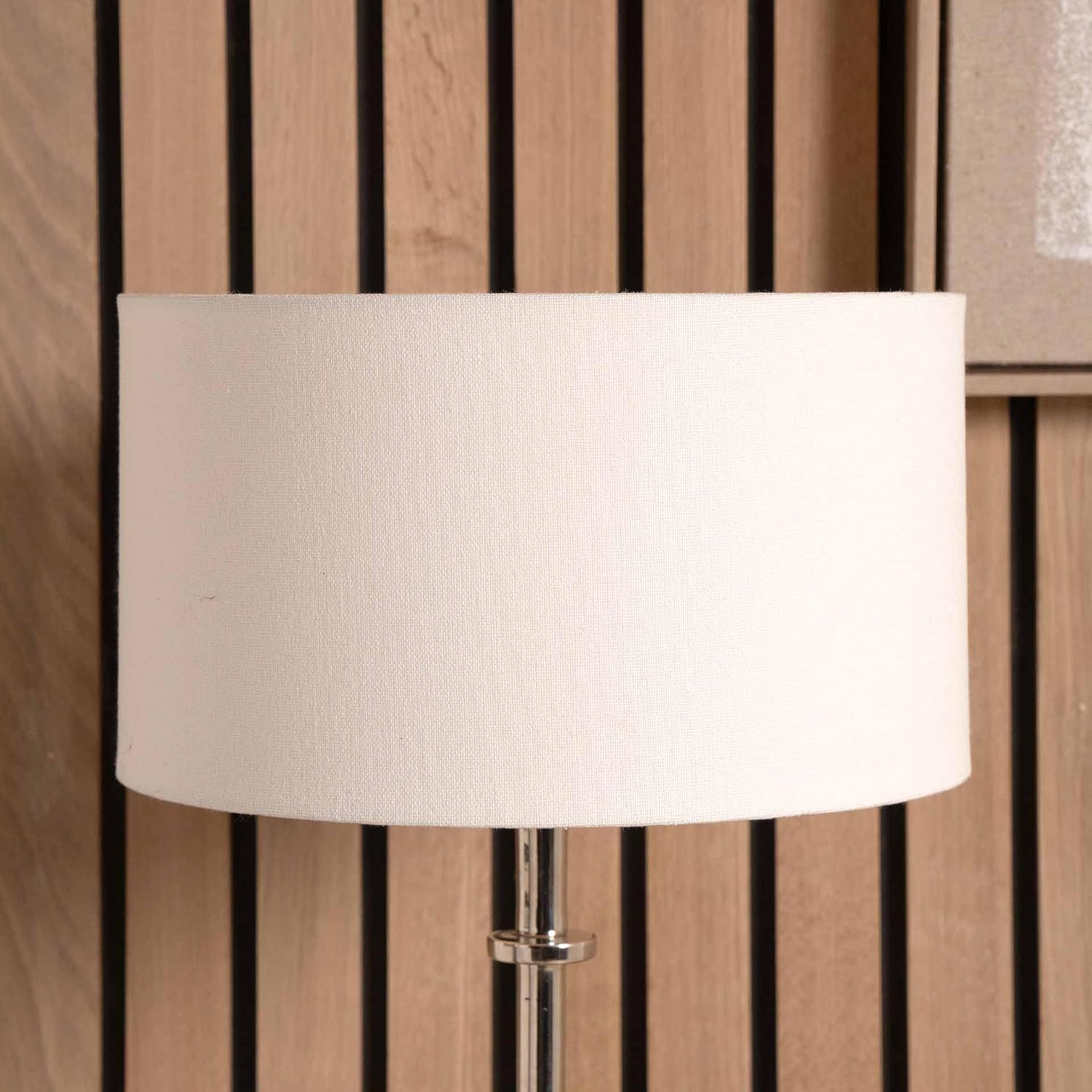 White Cylinder Lampshade for Table Lamps | Drum Cotton Lamp Shade for ...