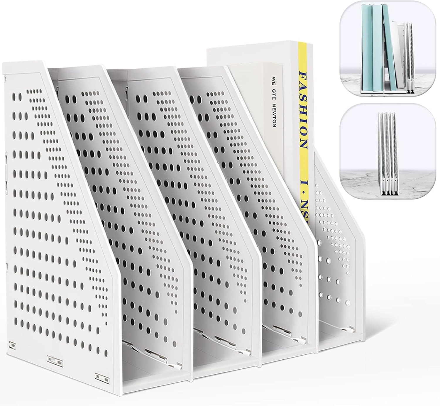Buy ANSTEEP Magazine File Holder, Desktop Files Folder Magazine Rack ...