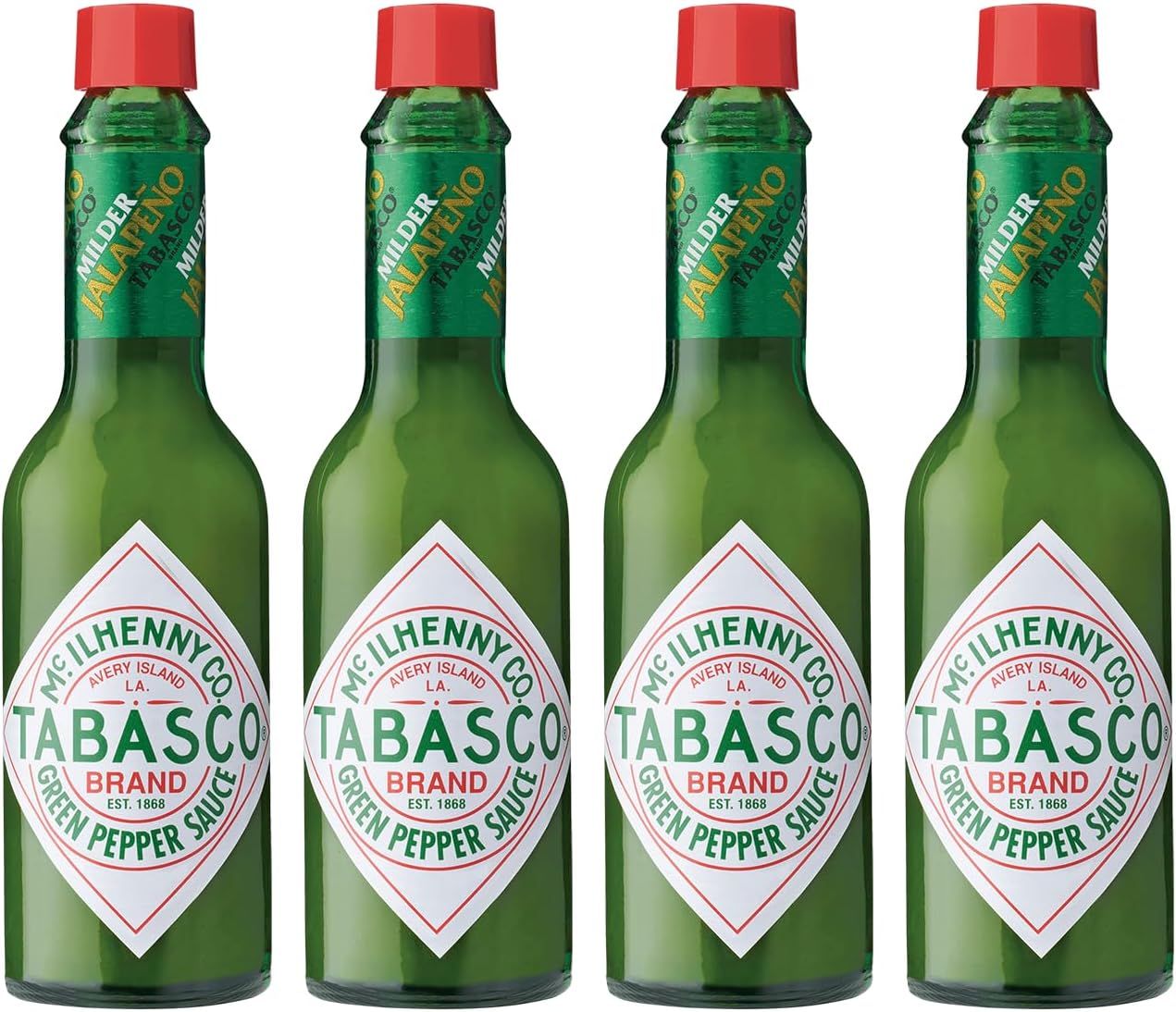 Amazon.com : Tabasco Green Jalapeño Pepper Sauce, 5oz each - Not too ...