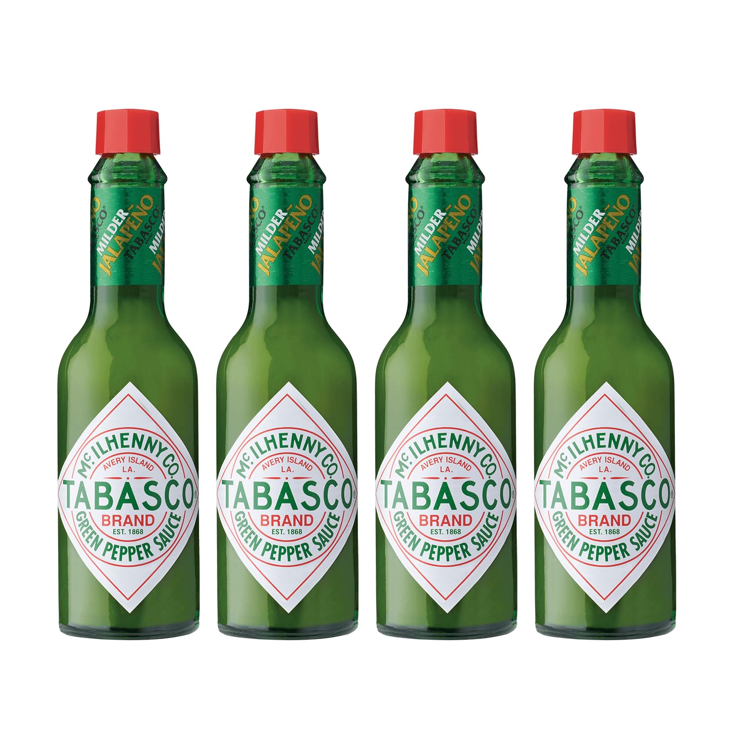 Amazon.com : Tabasco Green Jalapeño Pepper Sauce, 5oz each - Not too ...