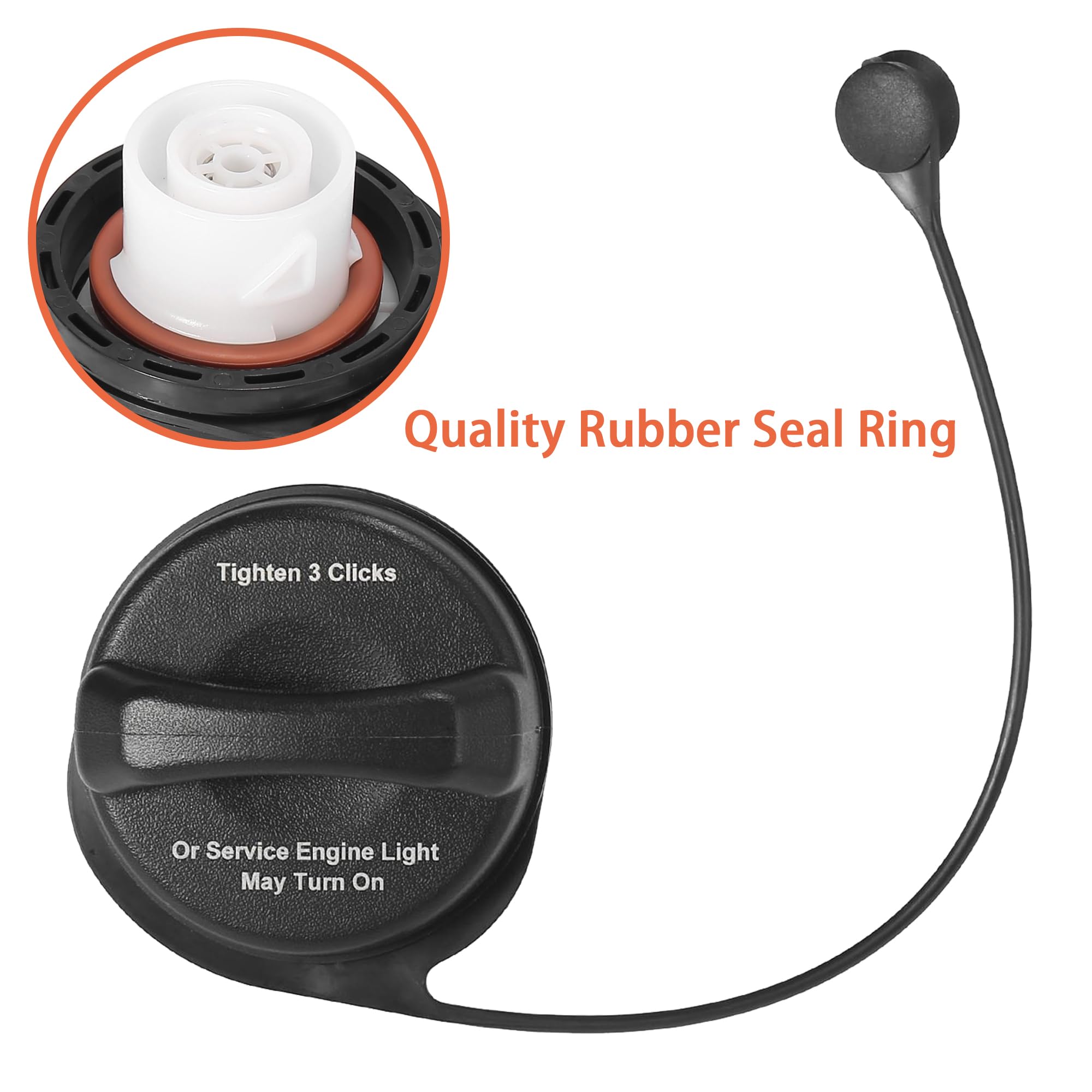 GT335 Gas Cap, Fuel Cap Fit For 2004-2008 GMC Savana Sierra Chevy ...