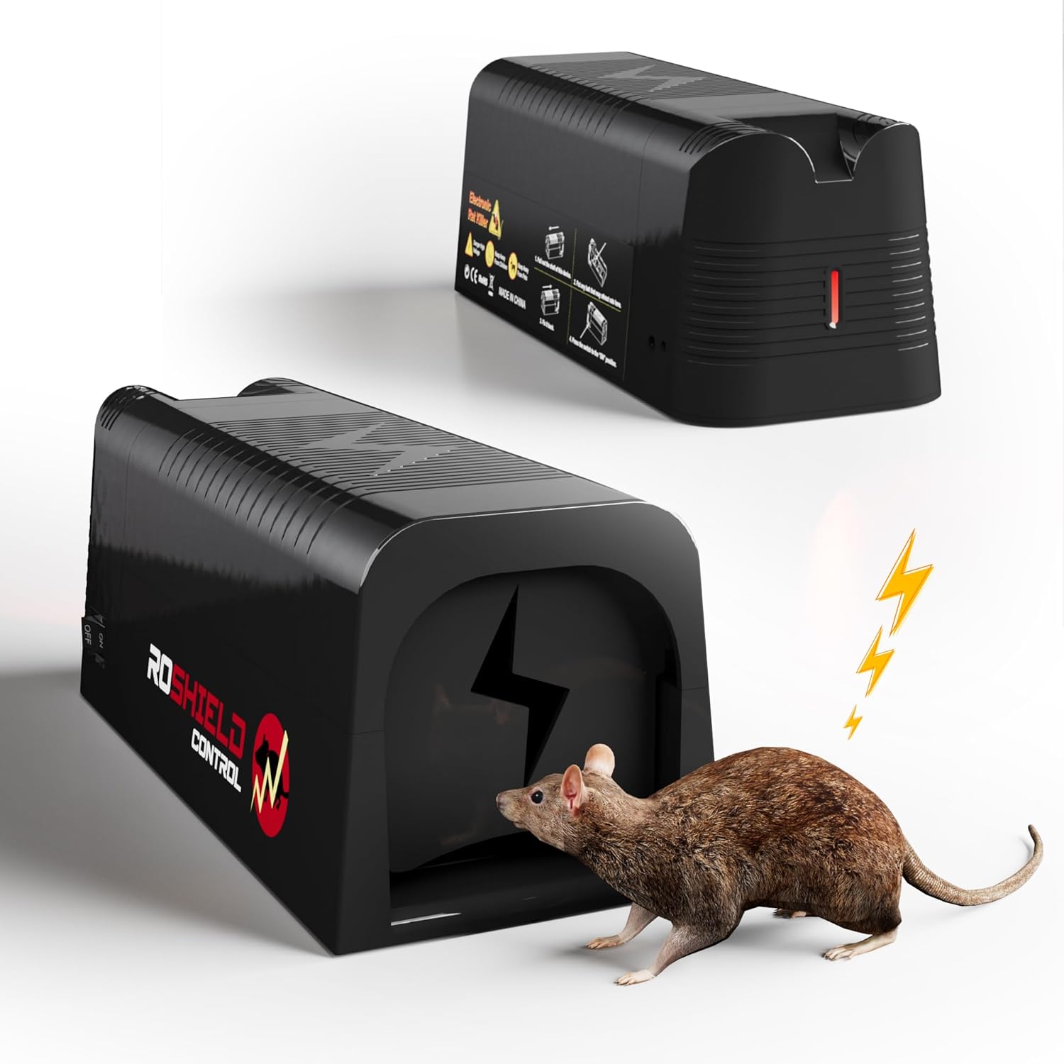 ROSHIELD Electric Rat & Mouse Traps - Professional Quality & Heavy Duty ...