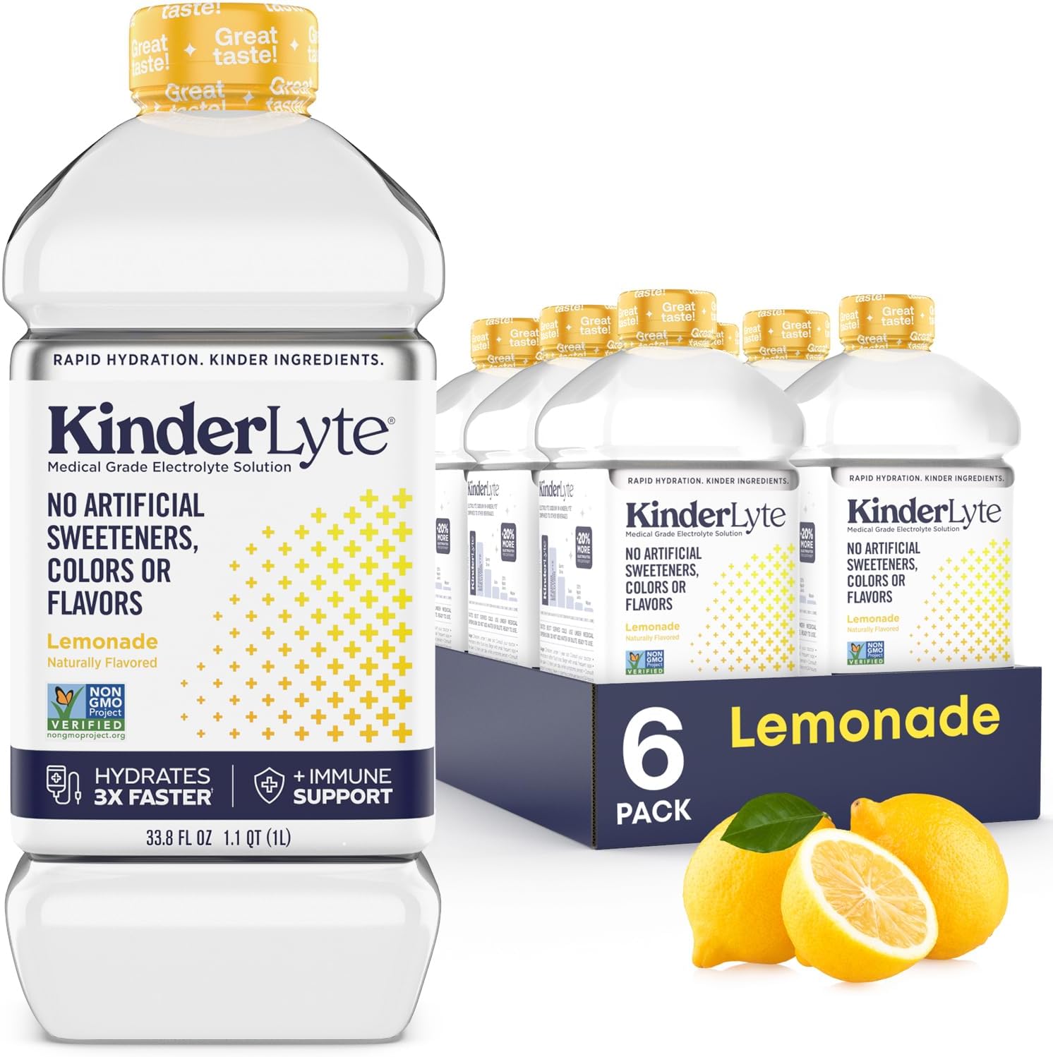 Amazon.com: Kinderlyte | Oral Electrolyte Solution | Doctor-Formulated ...