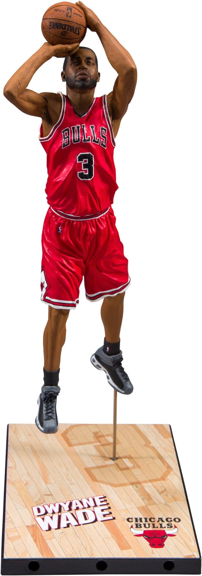 Amazon.com: McFarlane Toys NBA Series 30 Chicago Bulls Dwayne Wade ...