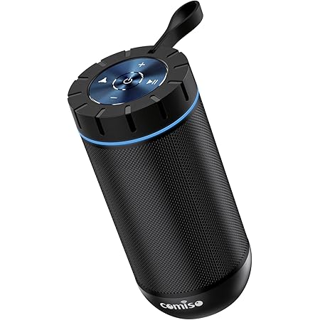 Amazon.com: comiso X26 Bluetooth Speaker, IPX5 Waterproof Speakers 360 ...