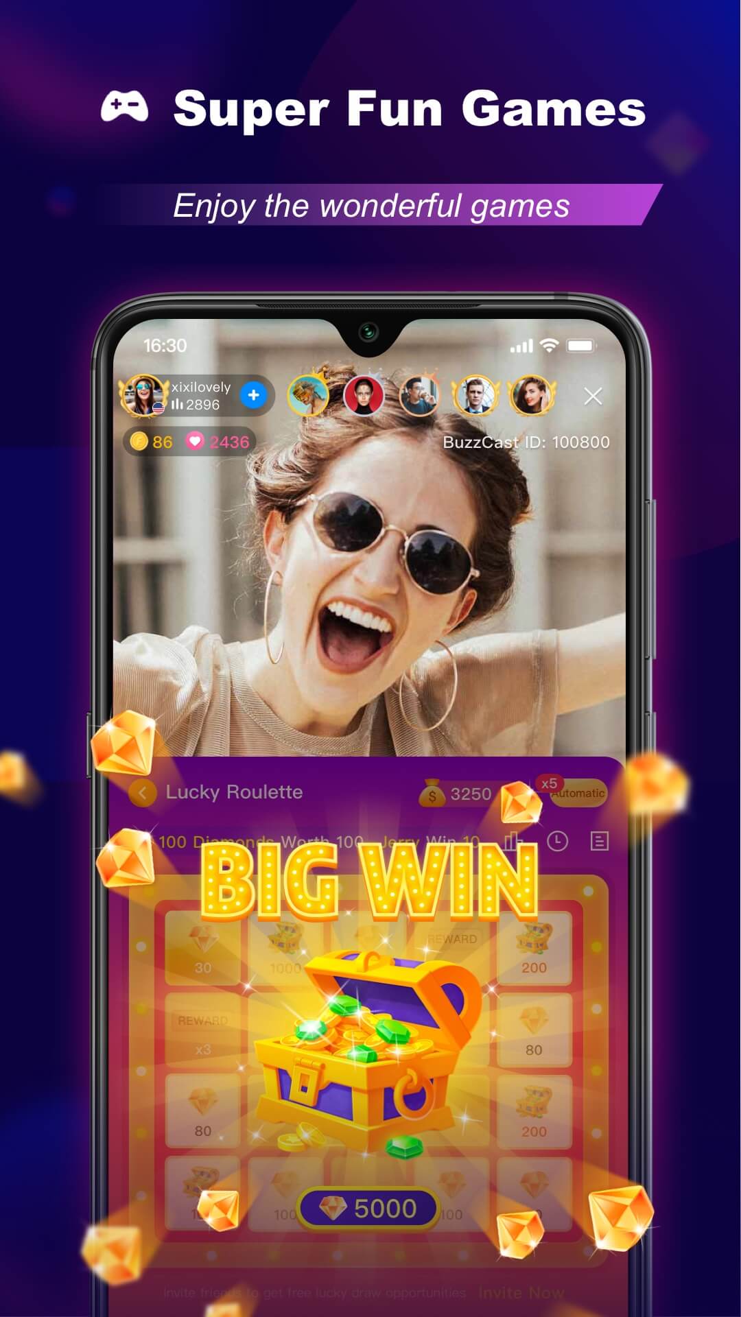 BuzzCast - Live Video Chat App - Aplicativo na Amazon Appstore