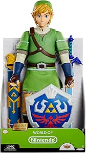 Legend Of Zelda Nintendo The Link Action Figure 20" / 50 cm. Includes 7 ...