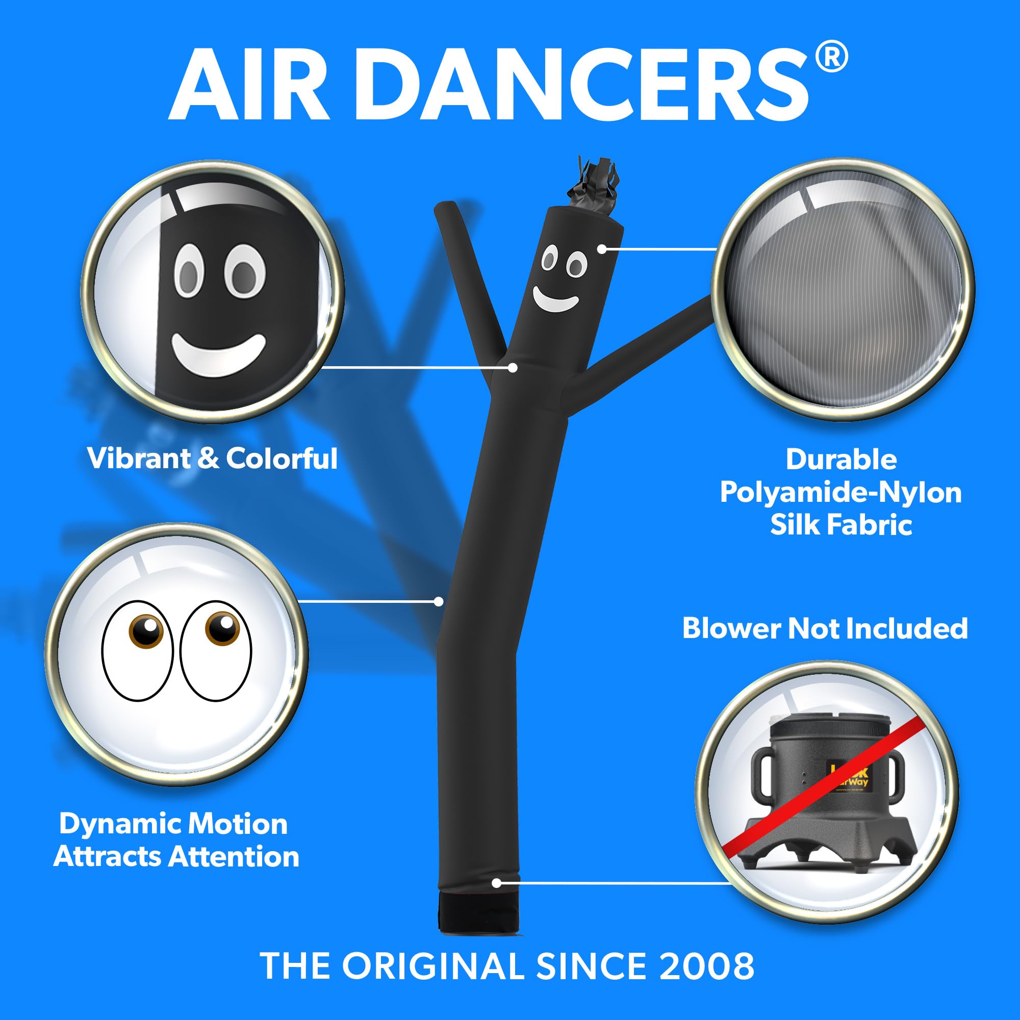 Snapklik.com : Air Dancers Inflatable Tube Man Attachment - 10 Feet ...