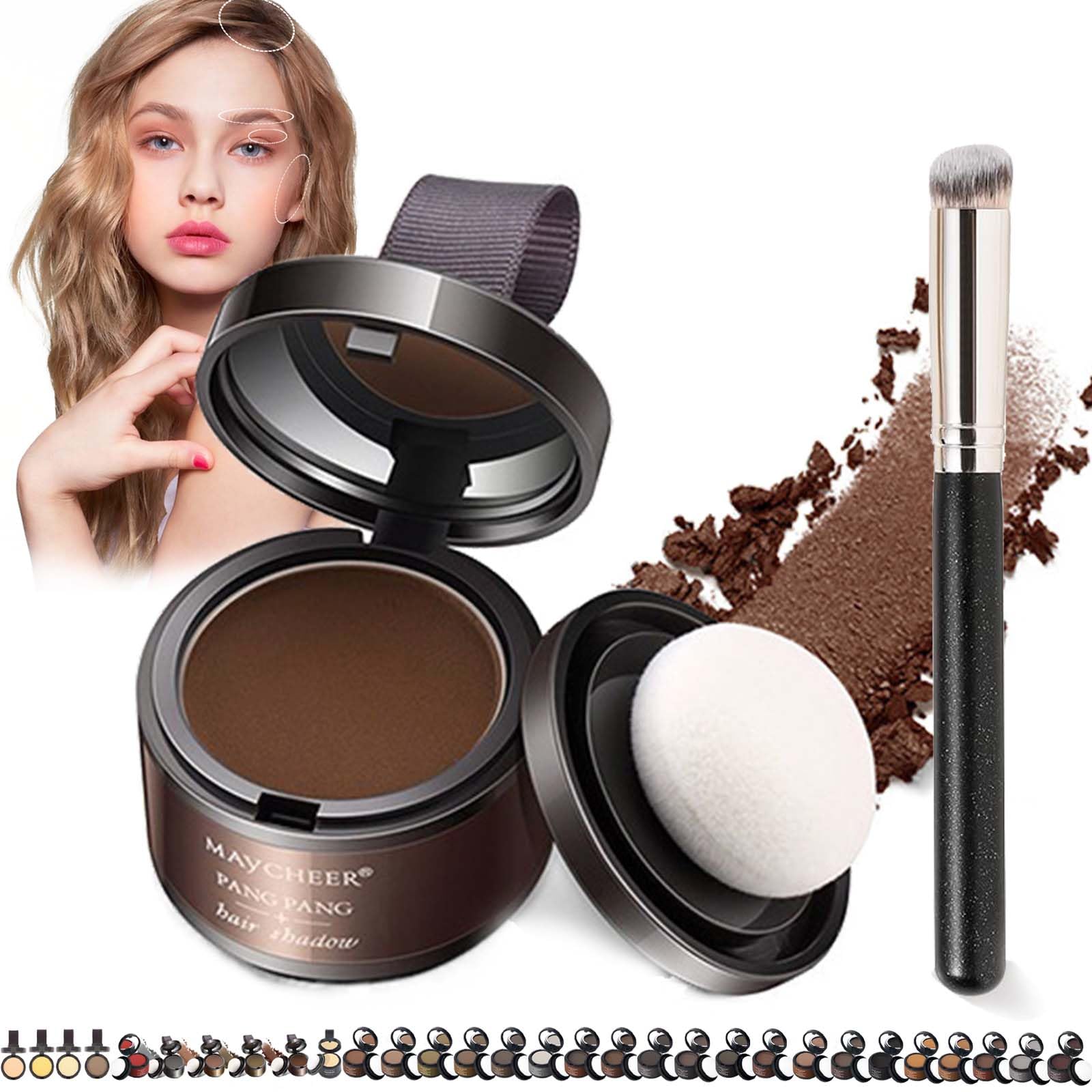 Amazon.com: Maycheer Hairline Shadow Powder, 30 Colors Maycheer Hair ...