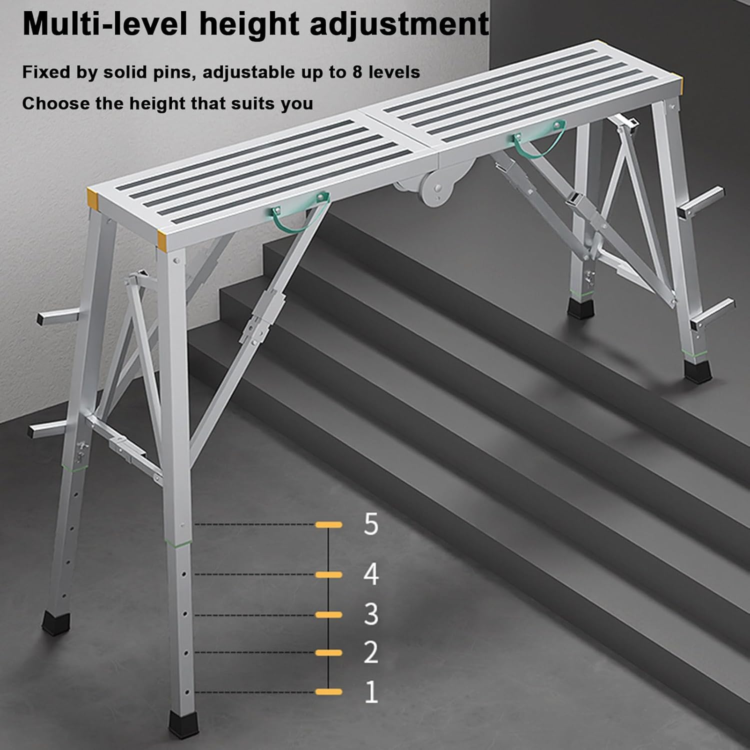 Adjustable Height Work Platform Steel Step Philippines | Ubuy