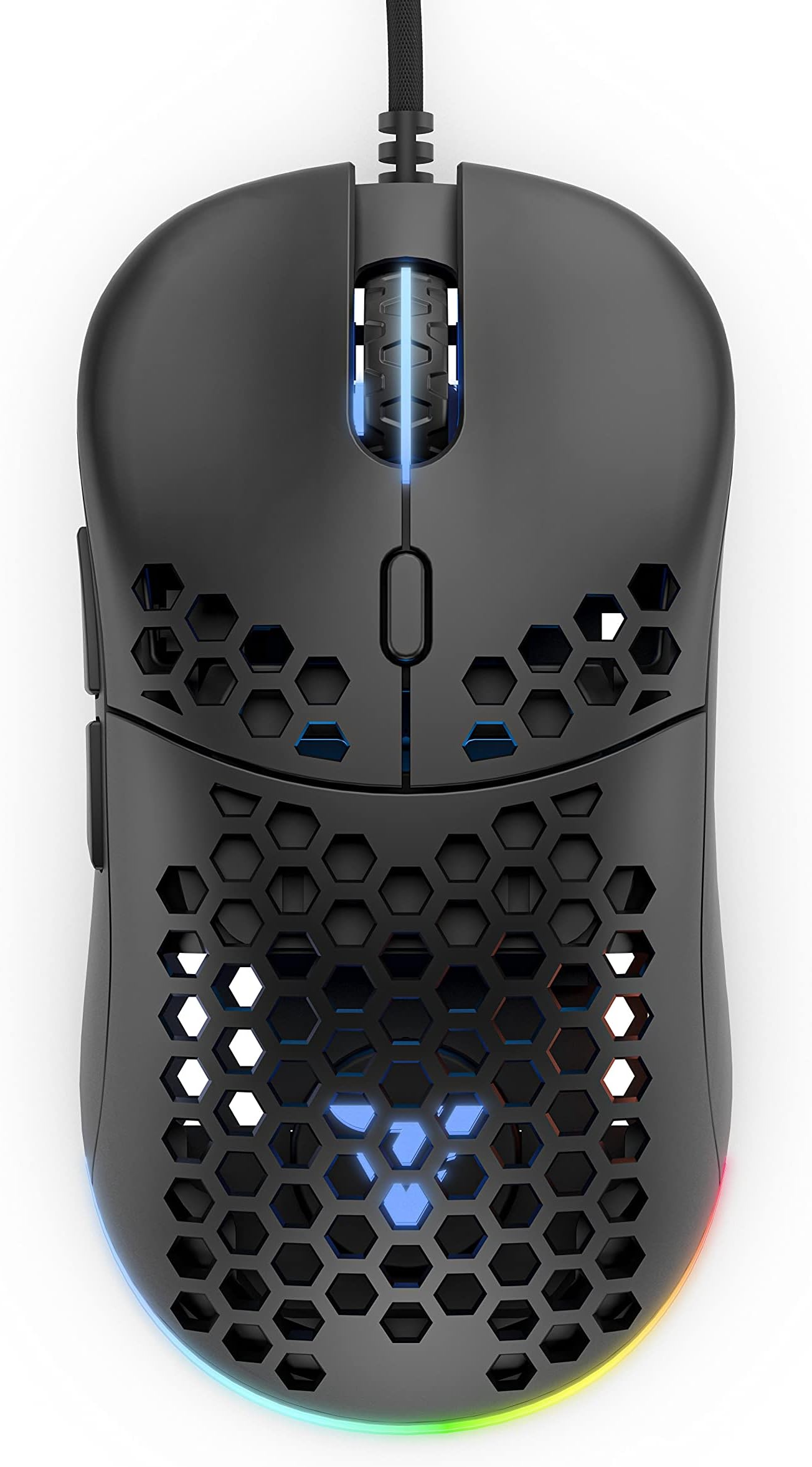 Amazon.com: DIERYA M1SE Wired Gaming Mouse with Honeycomb Shell ...