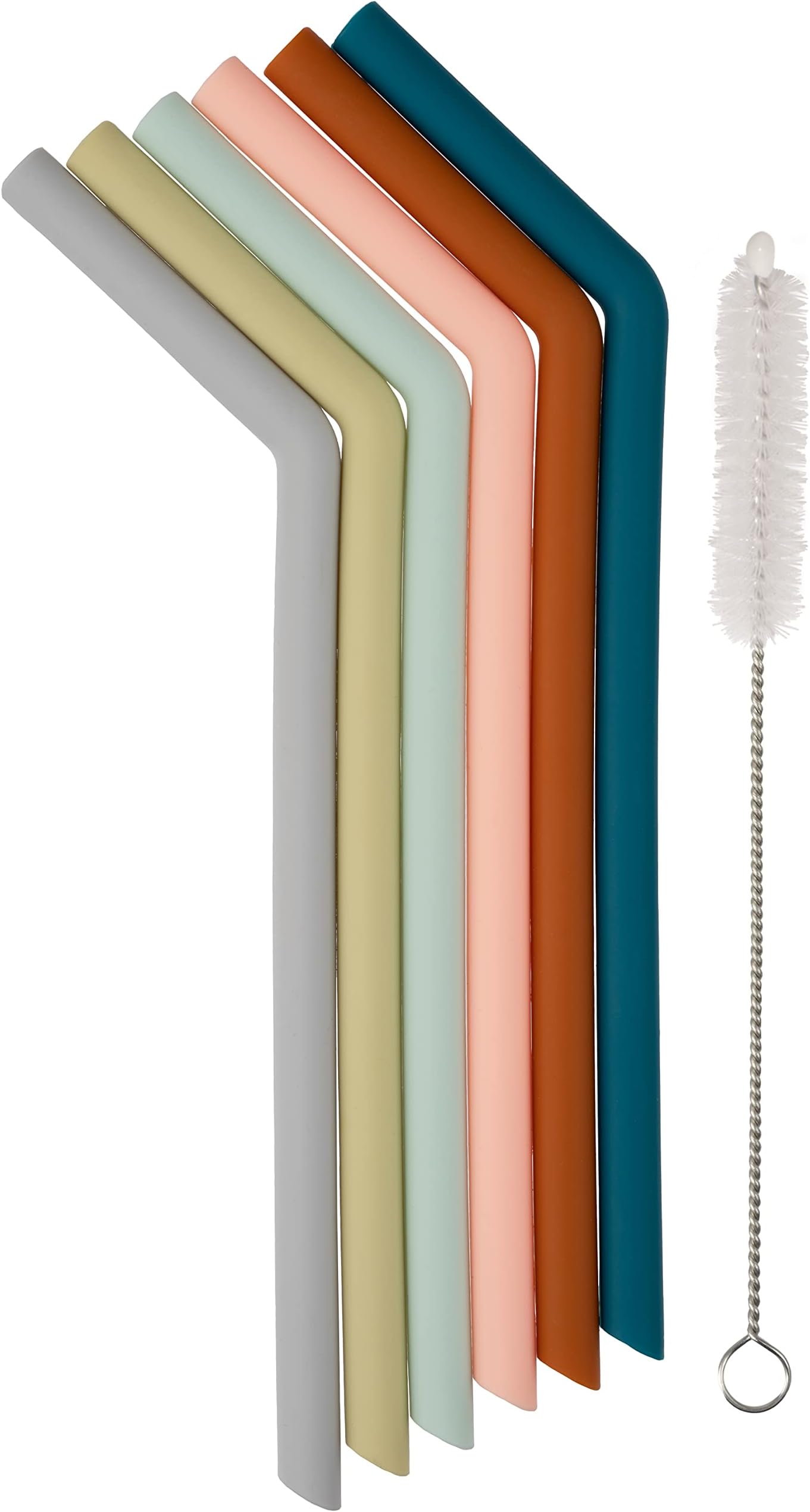 Amazon.com: California Straws, Food Grade Silicone Reusable Drinking ...