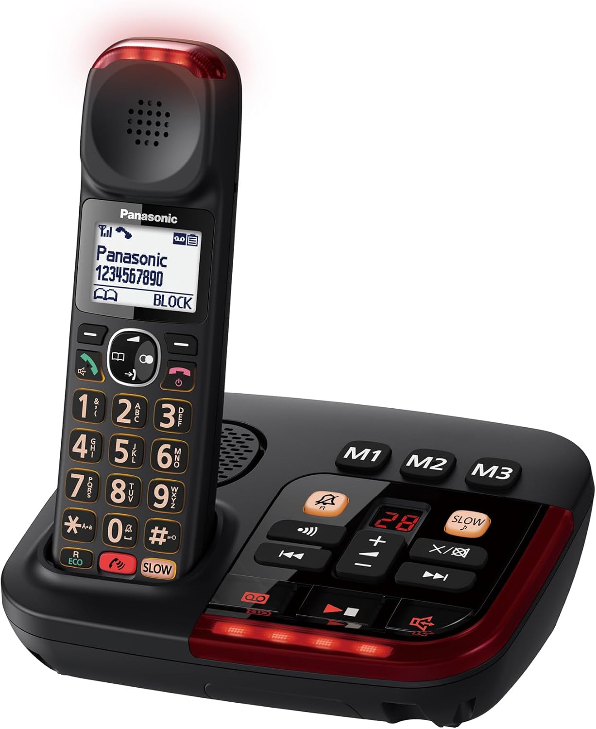 Panasonic KX-TGM420, Amplified Digital Telephone with Loud Volume ...
