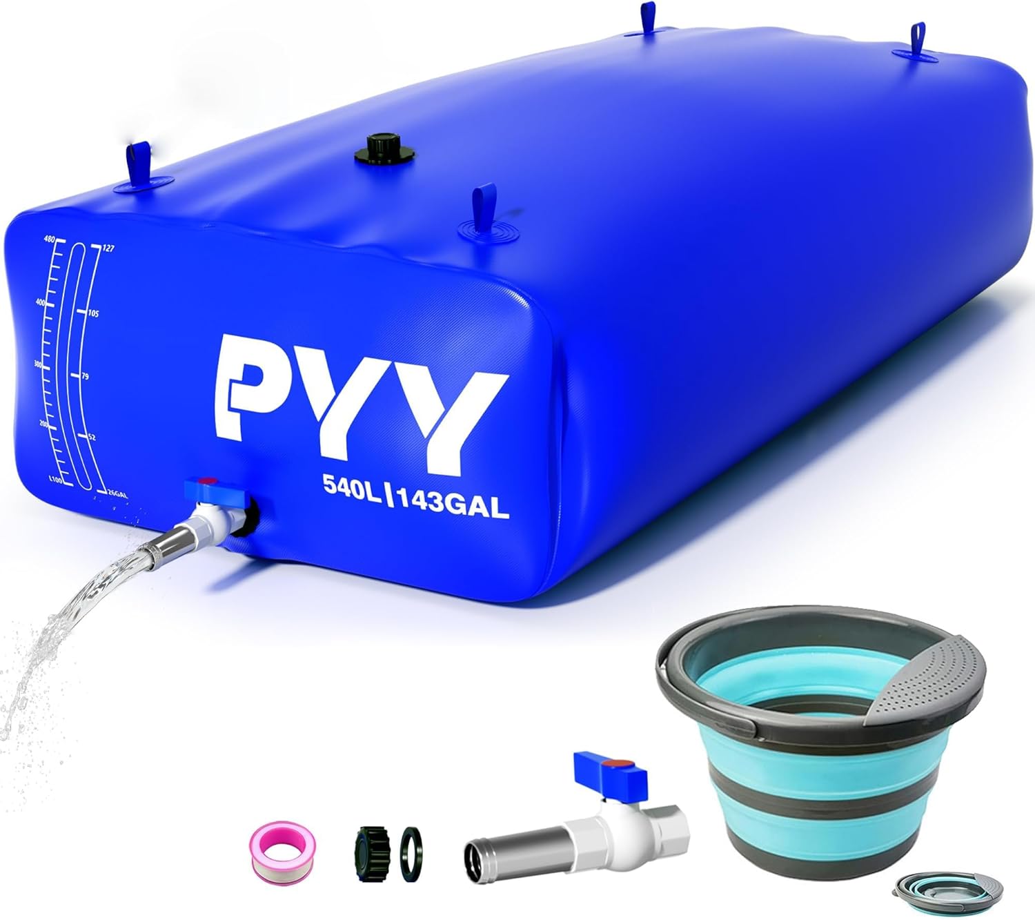 Amazon.com: PYY Portable 143 Gallon/540L Water Bladder - Truck Bed ...