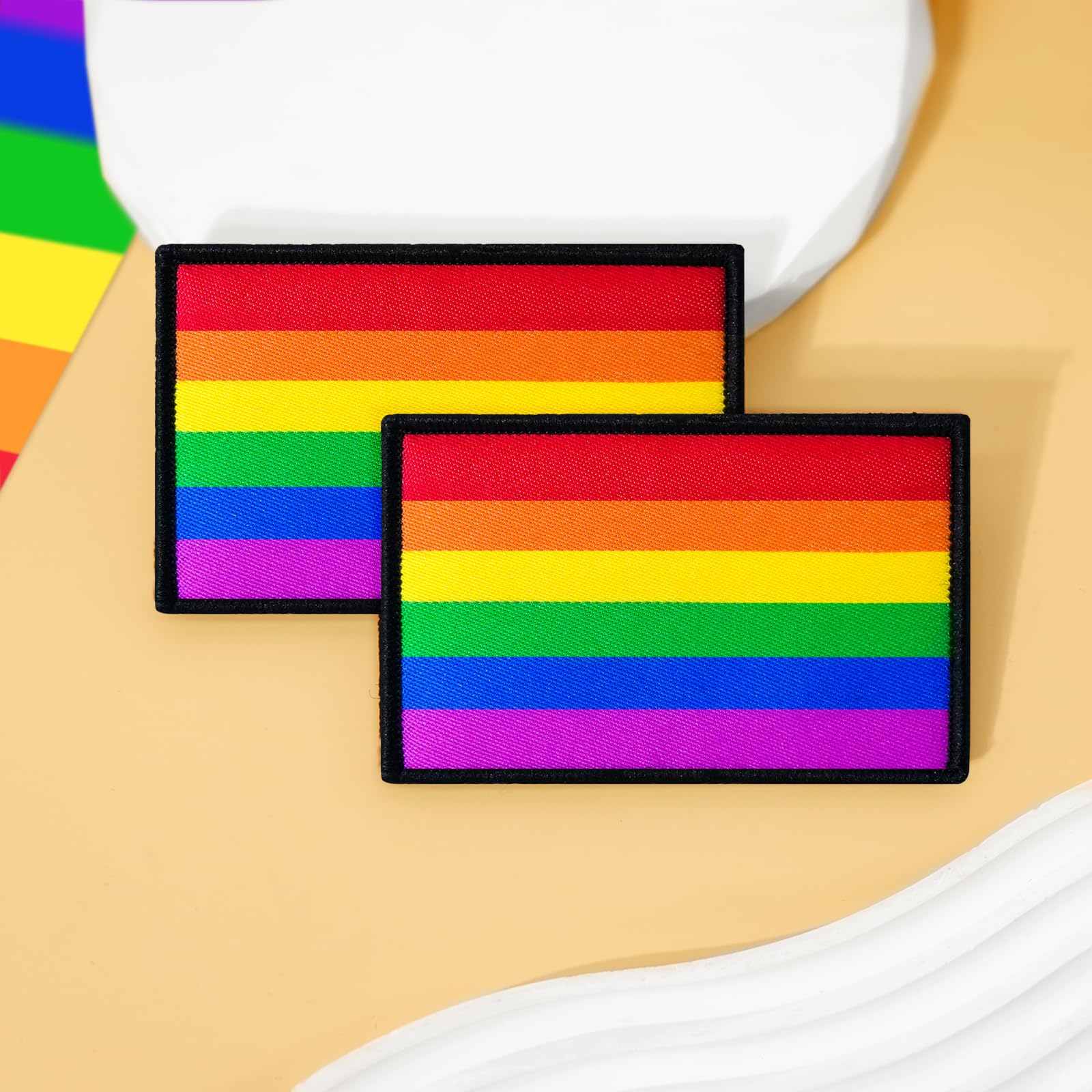 Snapklik.com : Nanafast LGBTQ Rainbow Pride Patch For Gay Lesbian Trans ...