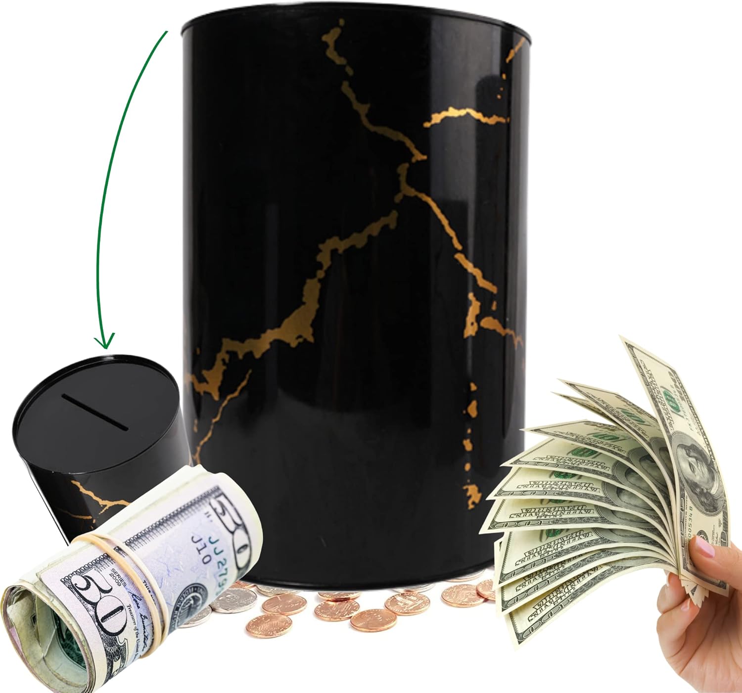 Amazon.com : Large Adult Piggy Bank Must Break to Open / 100% Sealed ...