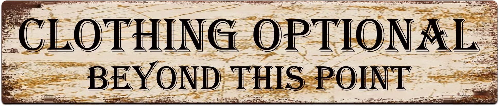 Amazon.com: snowsun Metal Sign Clothing Optional Vintage Signs Retro ...